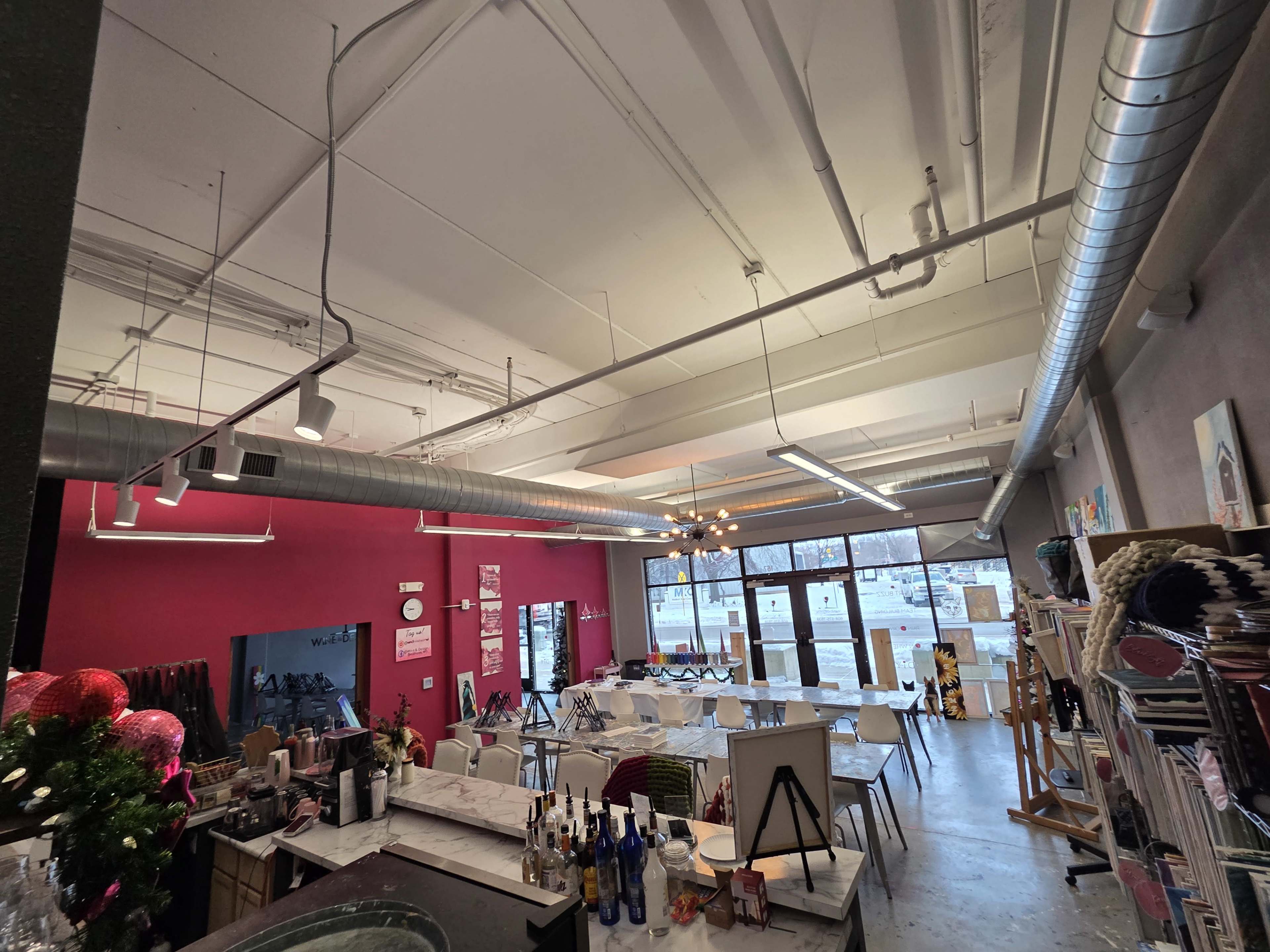 Wine and Design | Bright Open Art Studio, Madion, WI | Production ...