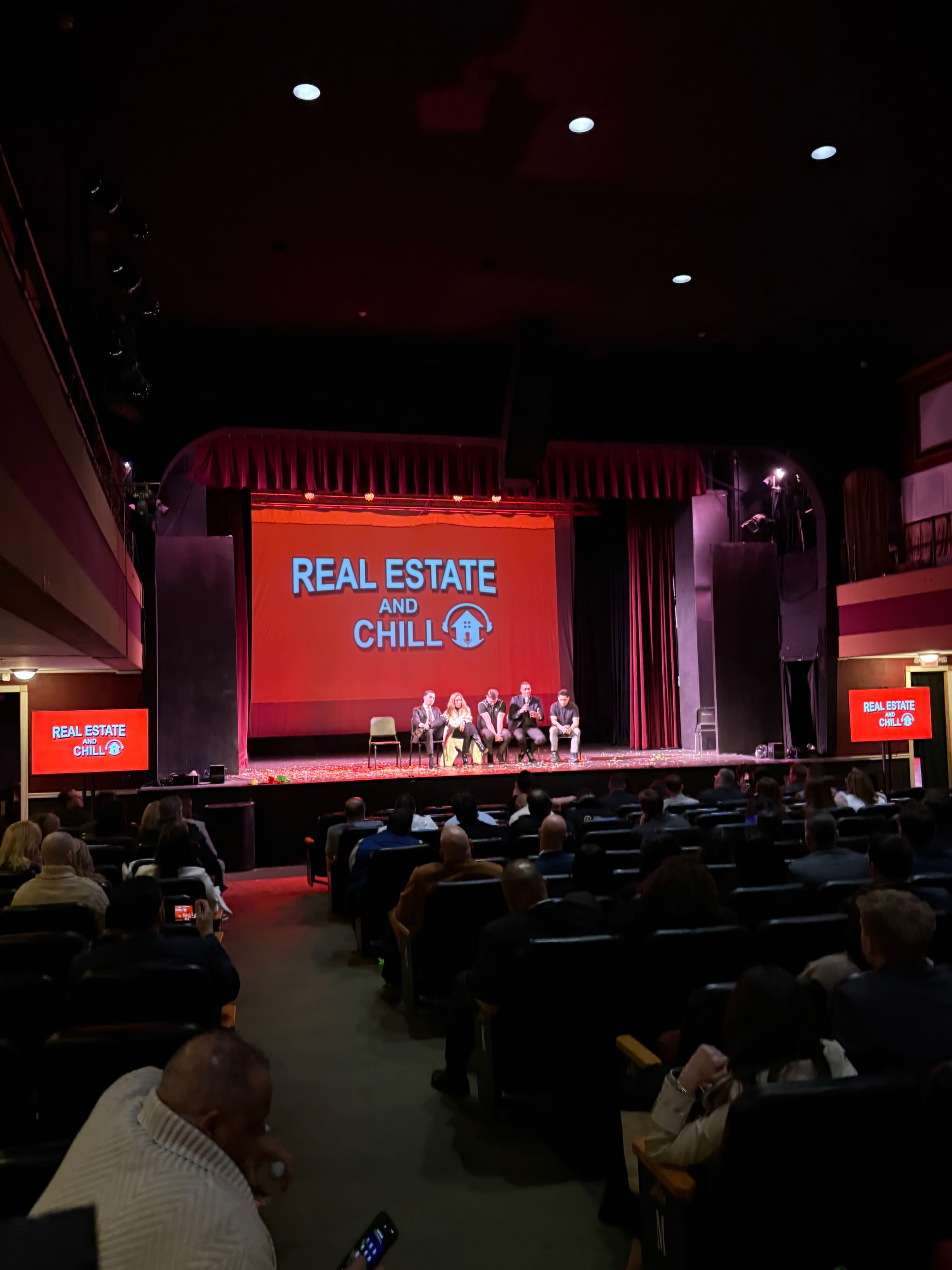 Charming 365-seat theater with elevated stage, East Islip, NY | Off ...