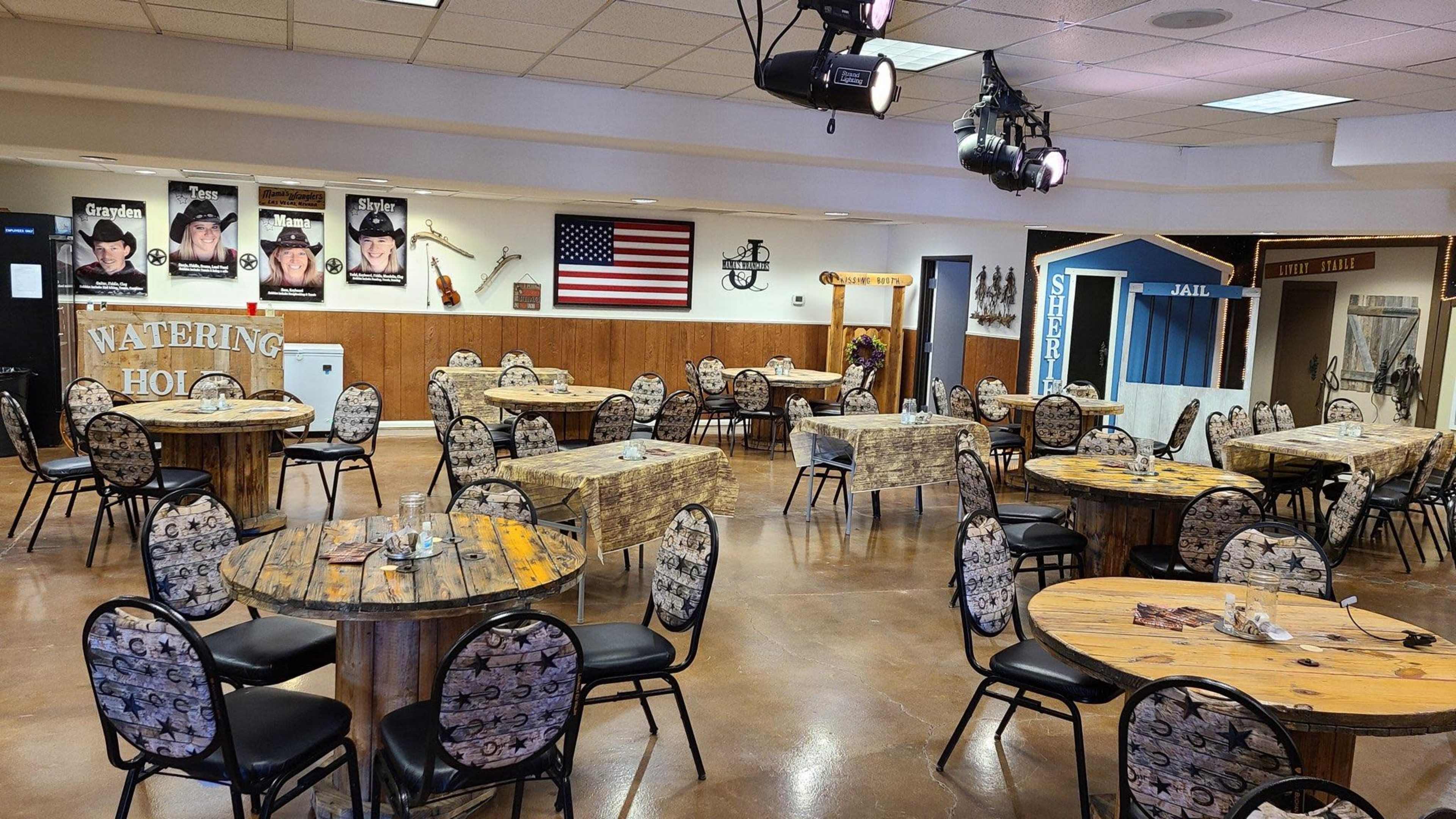 Just southeast of Vegas, banquet hall, dance floor, stage/inhouse sound ...