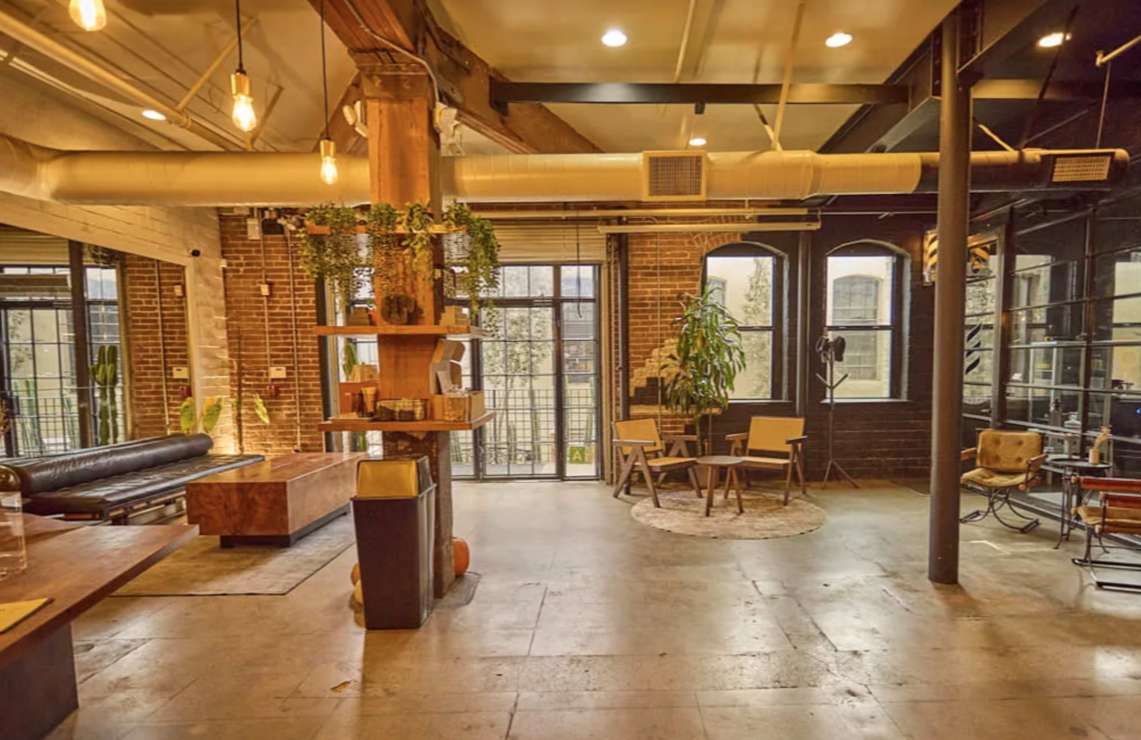 Rustic and Industrial Loft w/ Coffee | Barber | Vintage Motorcycle Shop ...