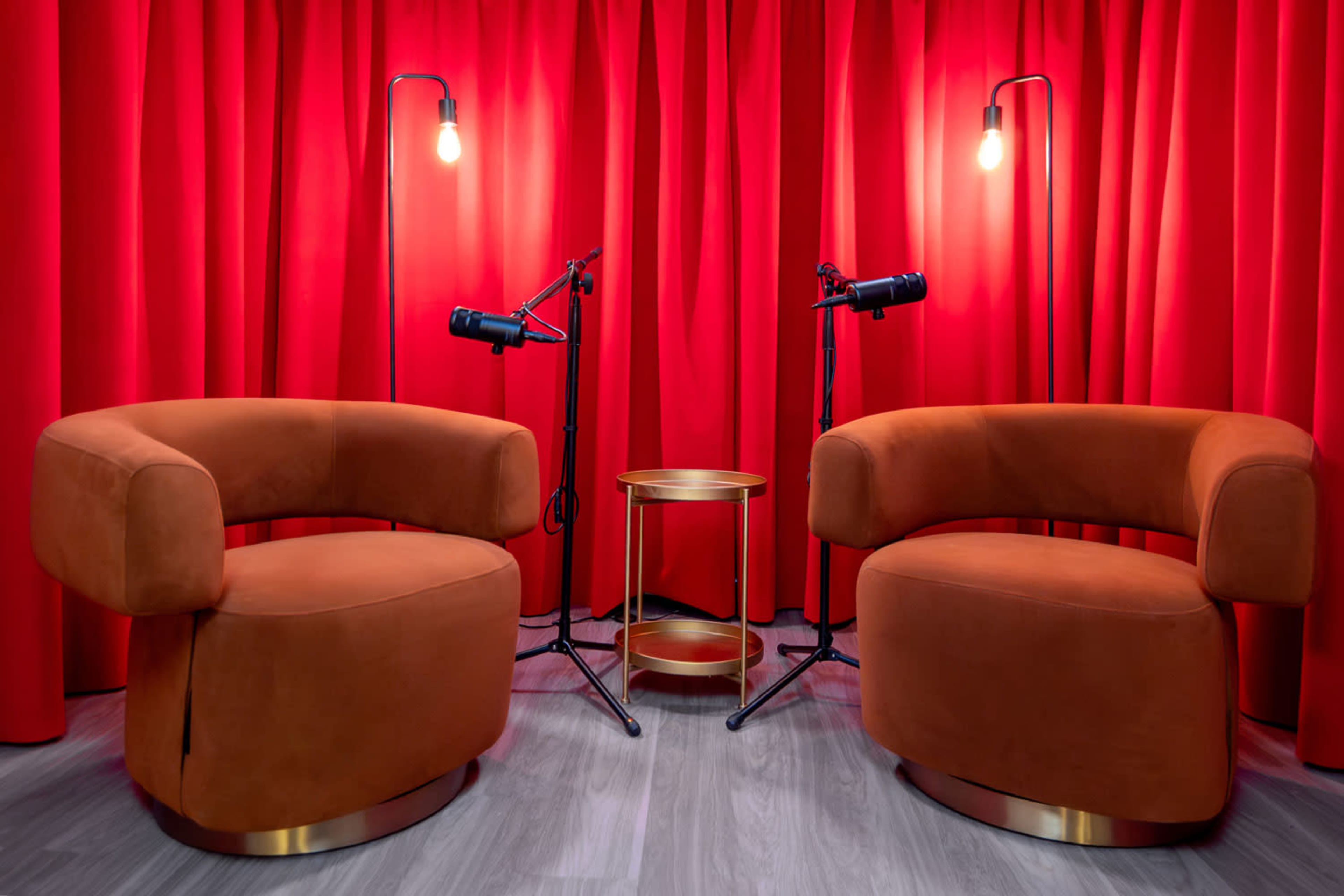 Red Podcast Set, Los Angeles, CA | Production | Peerspace