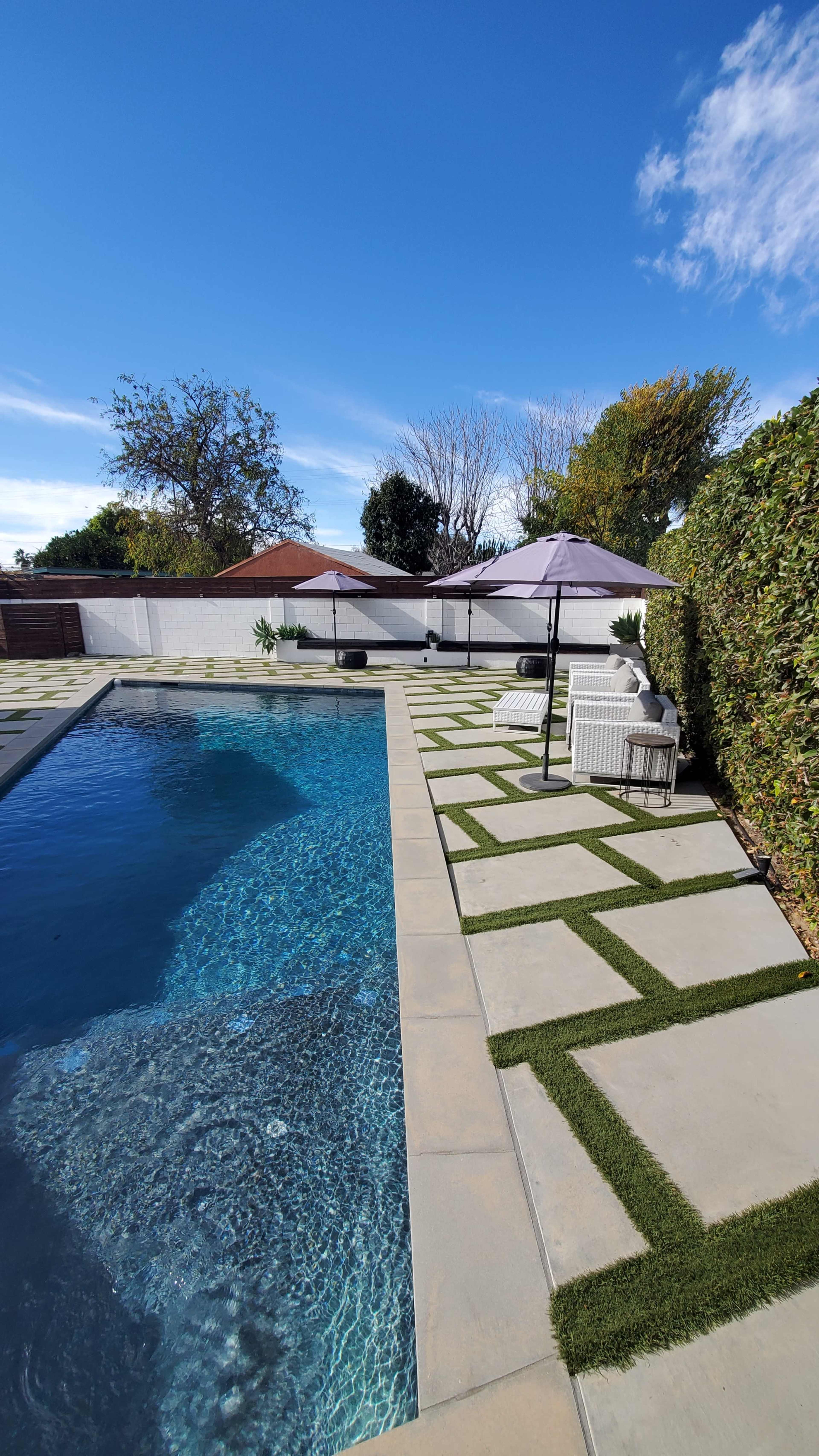 Modern Pool Side Backyard, North Hills, CA | Event | Peerspace