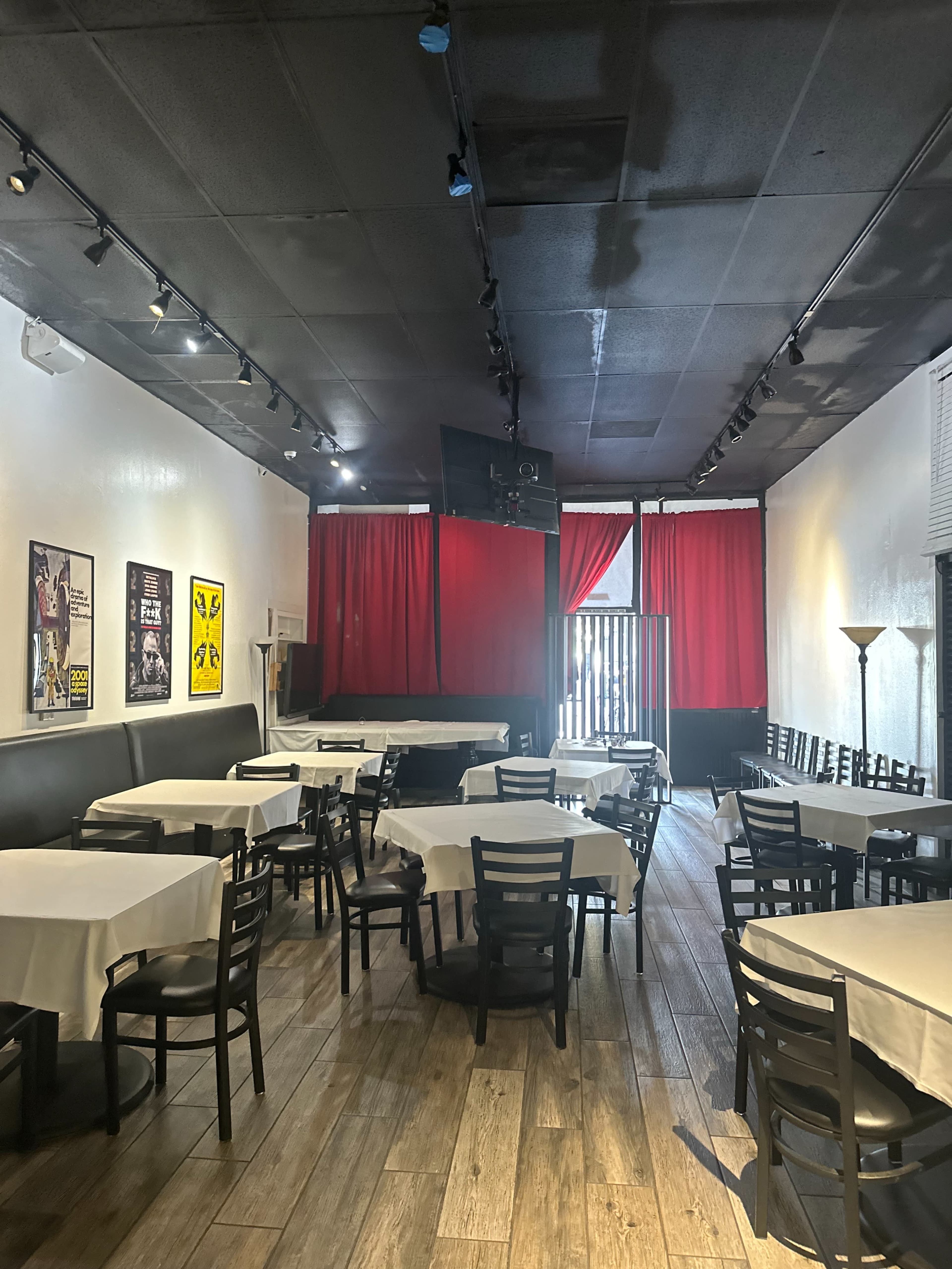 Dinner and a Movie | Table reading open space on Sunset Blvd, Los ...