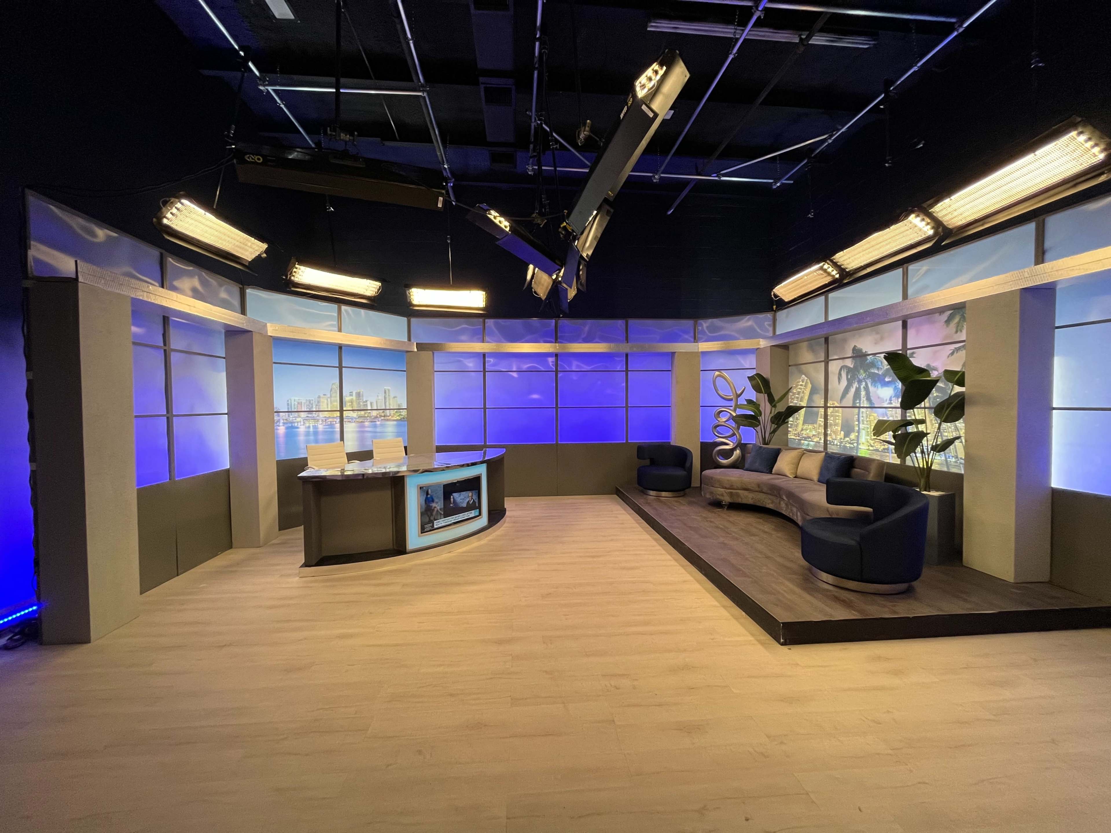 CML Studios Miami | Broadcast Studio with Newsdesk, Miami Lakes, FL ...