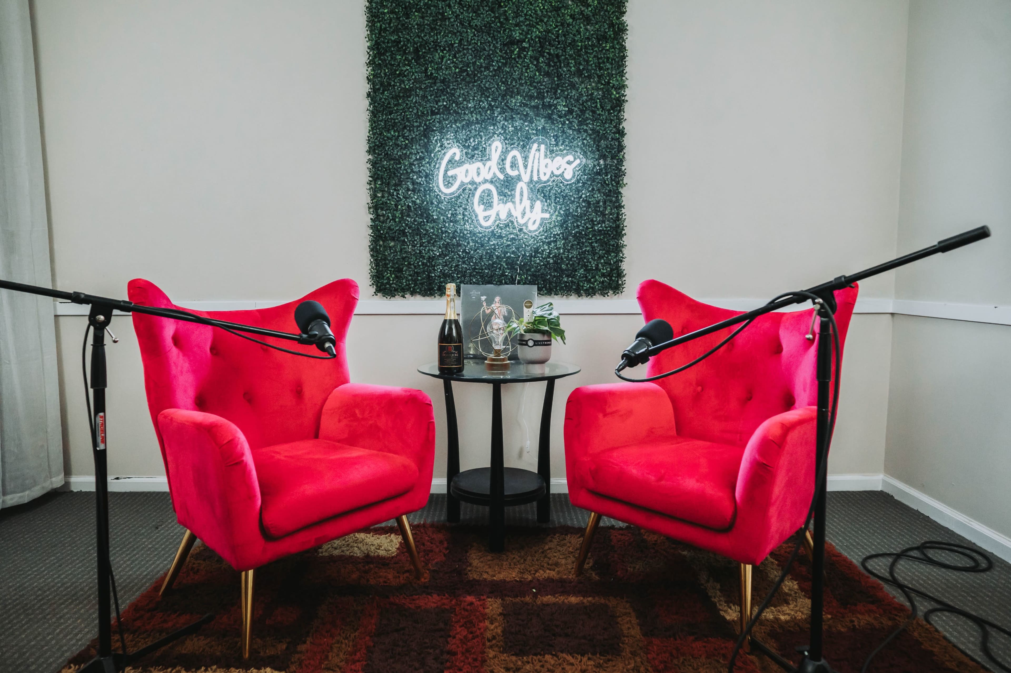 Cozy Podcast Greenspace Studio, Summerville, SC | Production | Peerspace