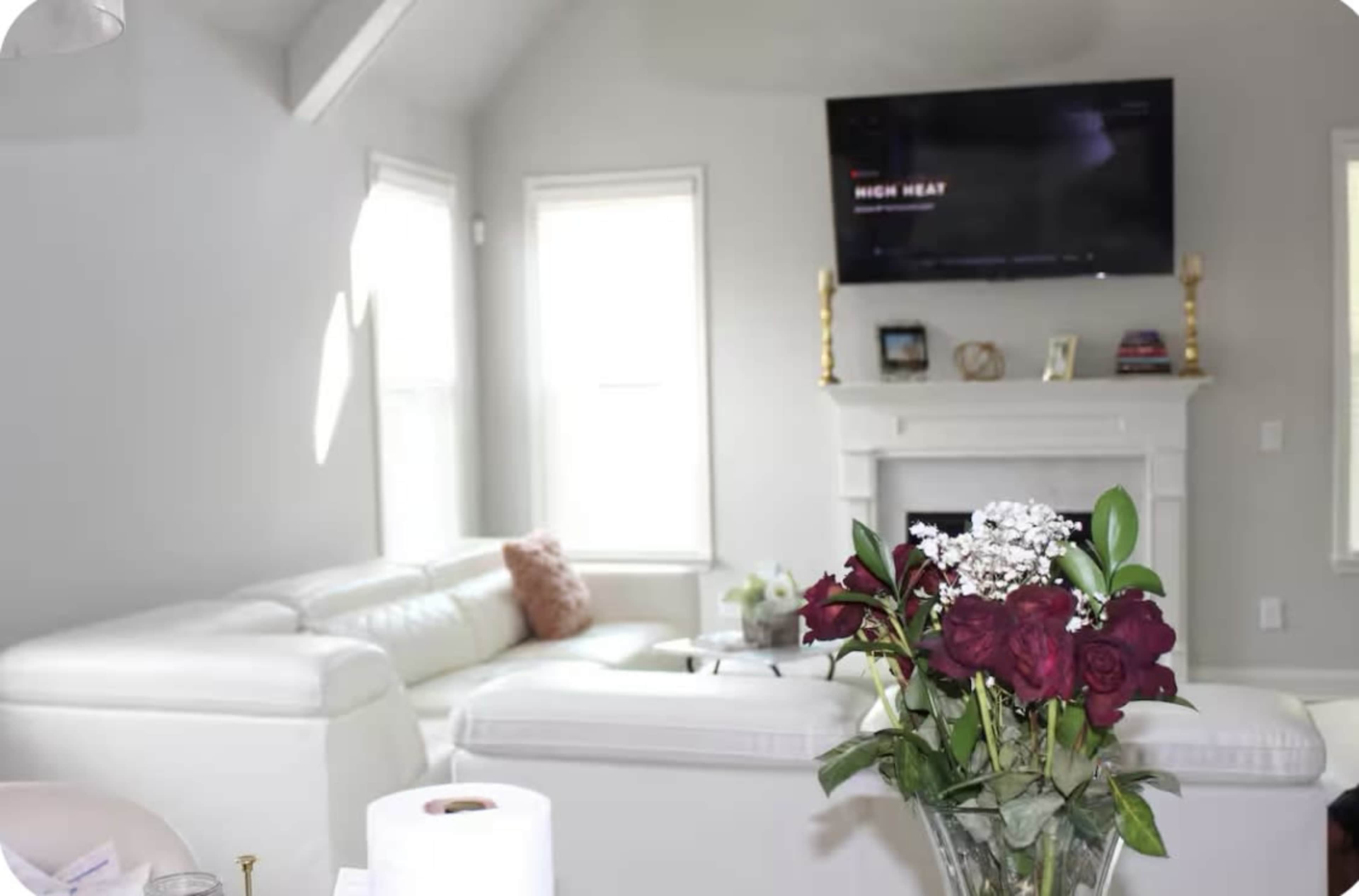 Modern Sun-Filled Loft with Vaulted Ceilings & Fire Place, Marietta, GA ...