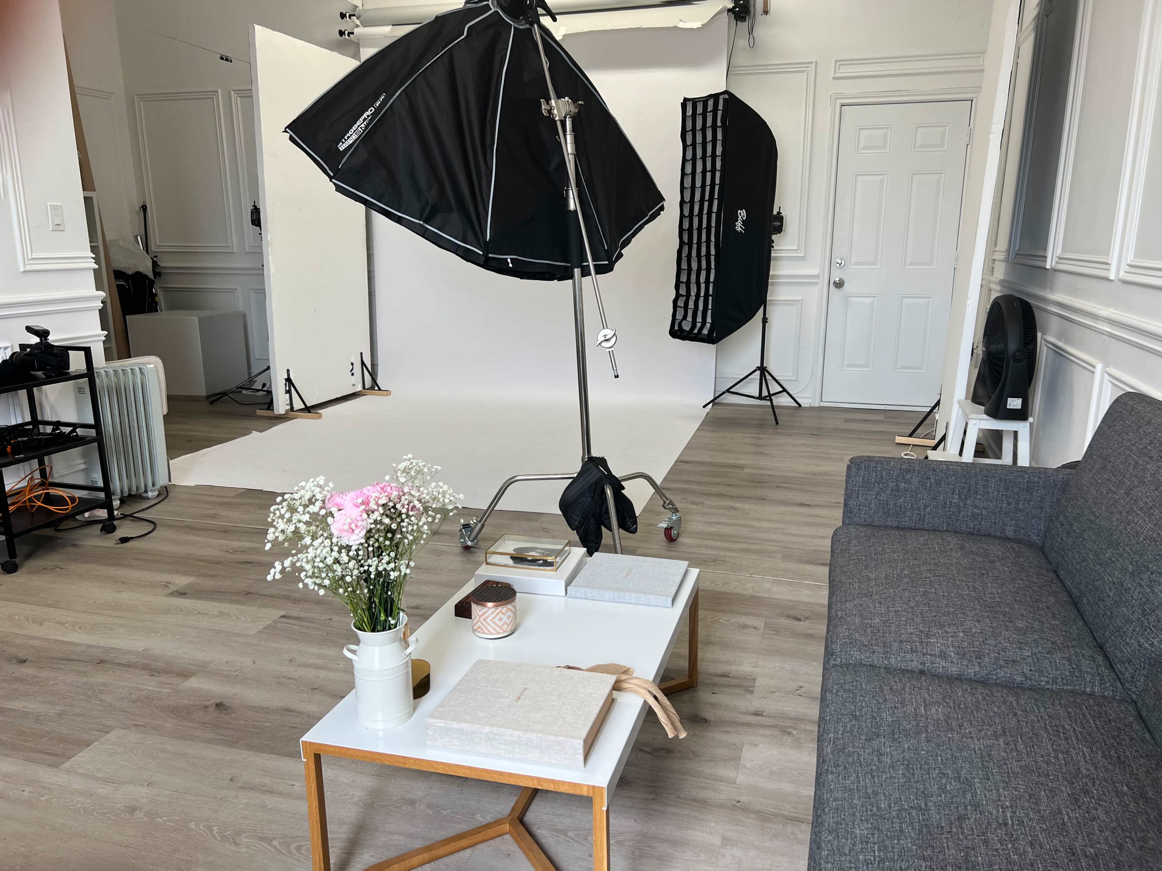 Industrial, urban photography studio with high ceilings and beautiful ...