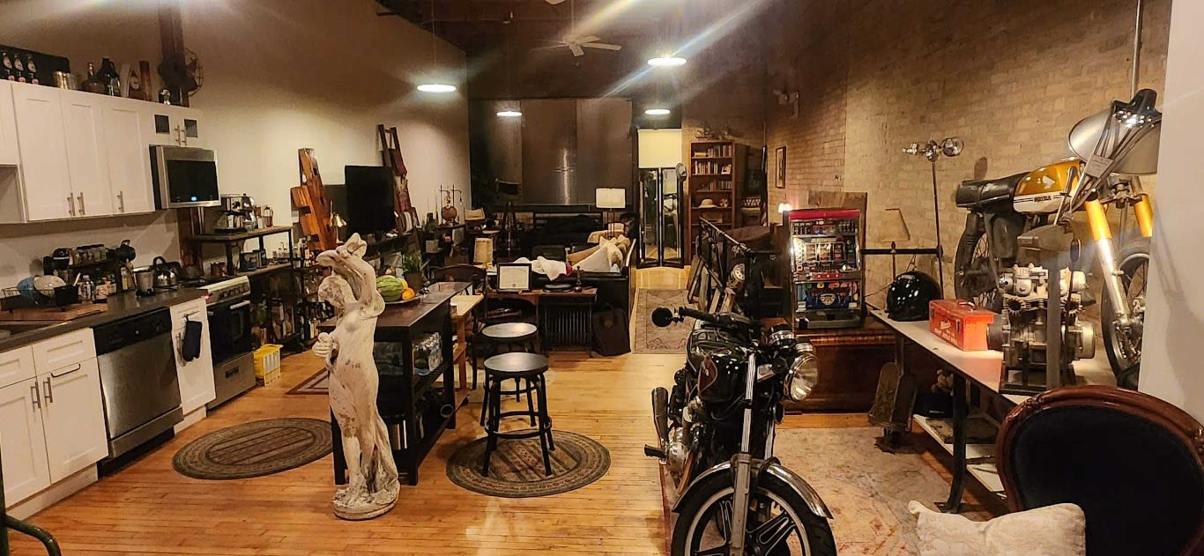 West Lakeview Motorcyclist Industrial Loft, Chicago, IL | Production ...