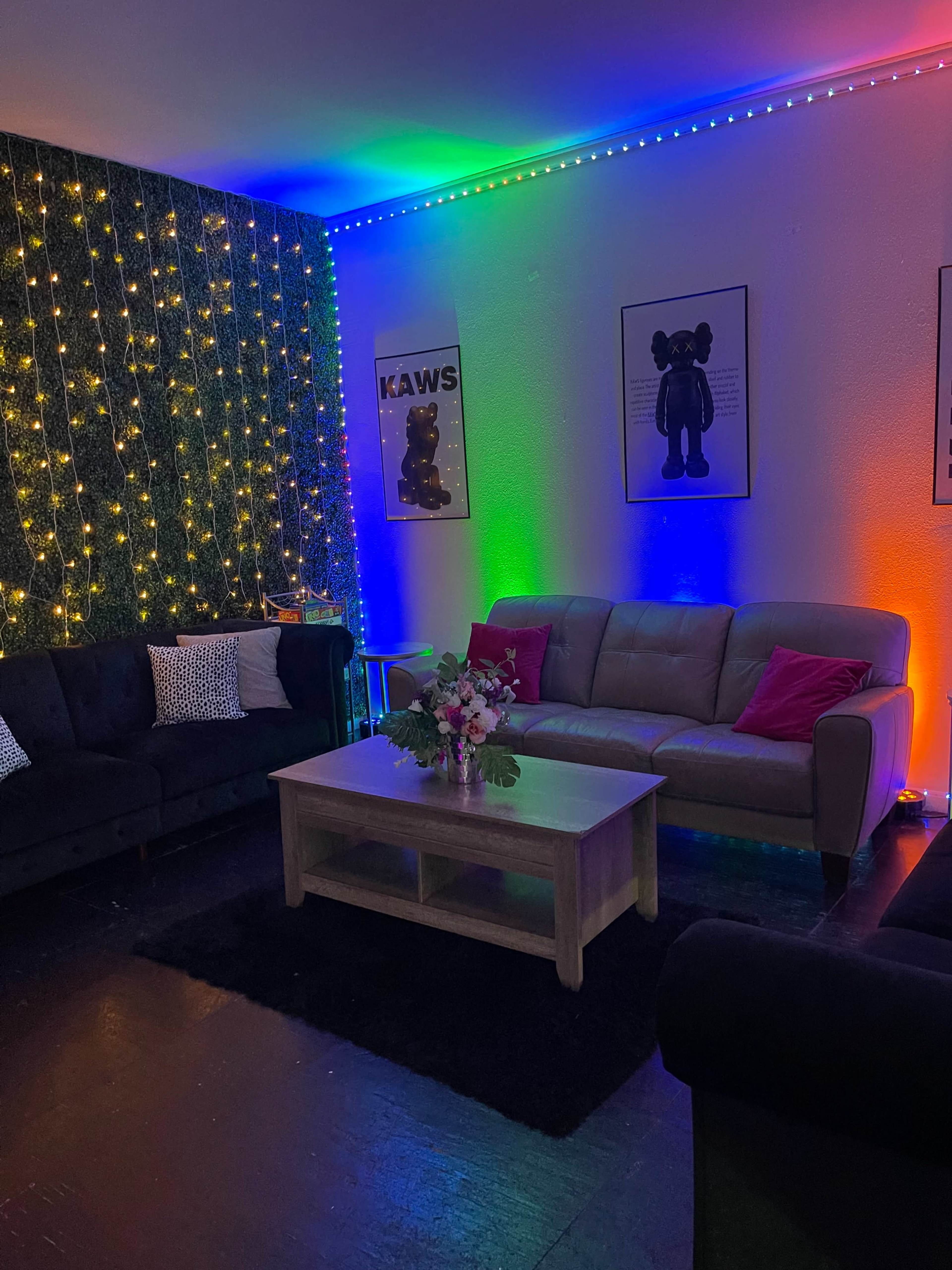 Hush Events | Neon Glow Room – Speakeasy-Style Creative Lounge with ...