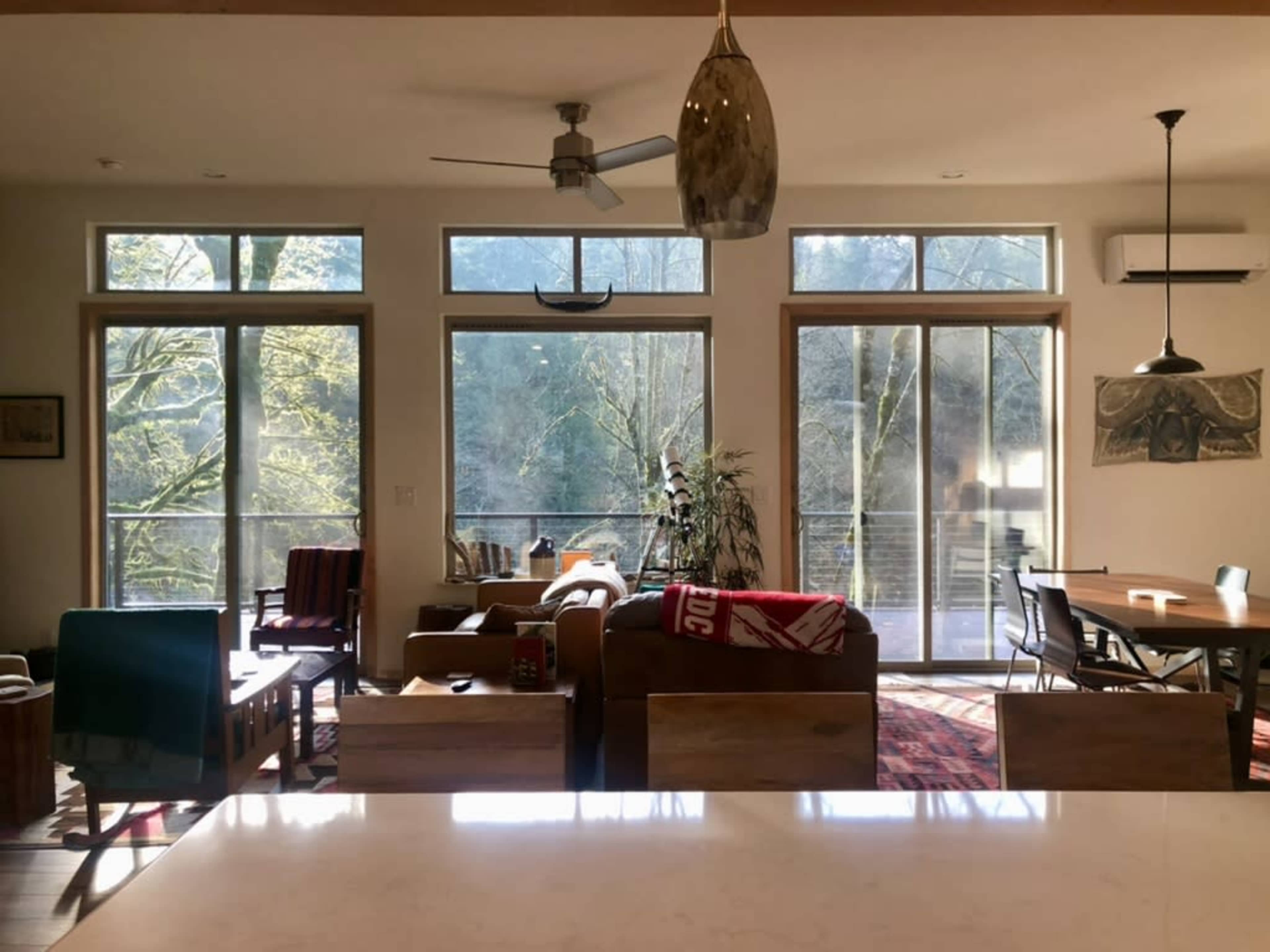 A light-filled River House with private river access and a spacious ...