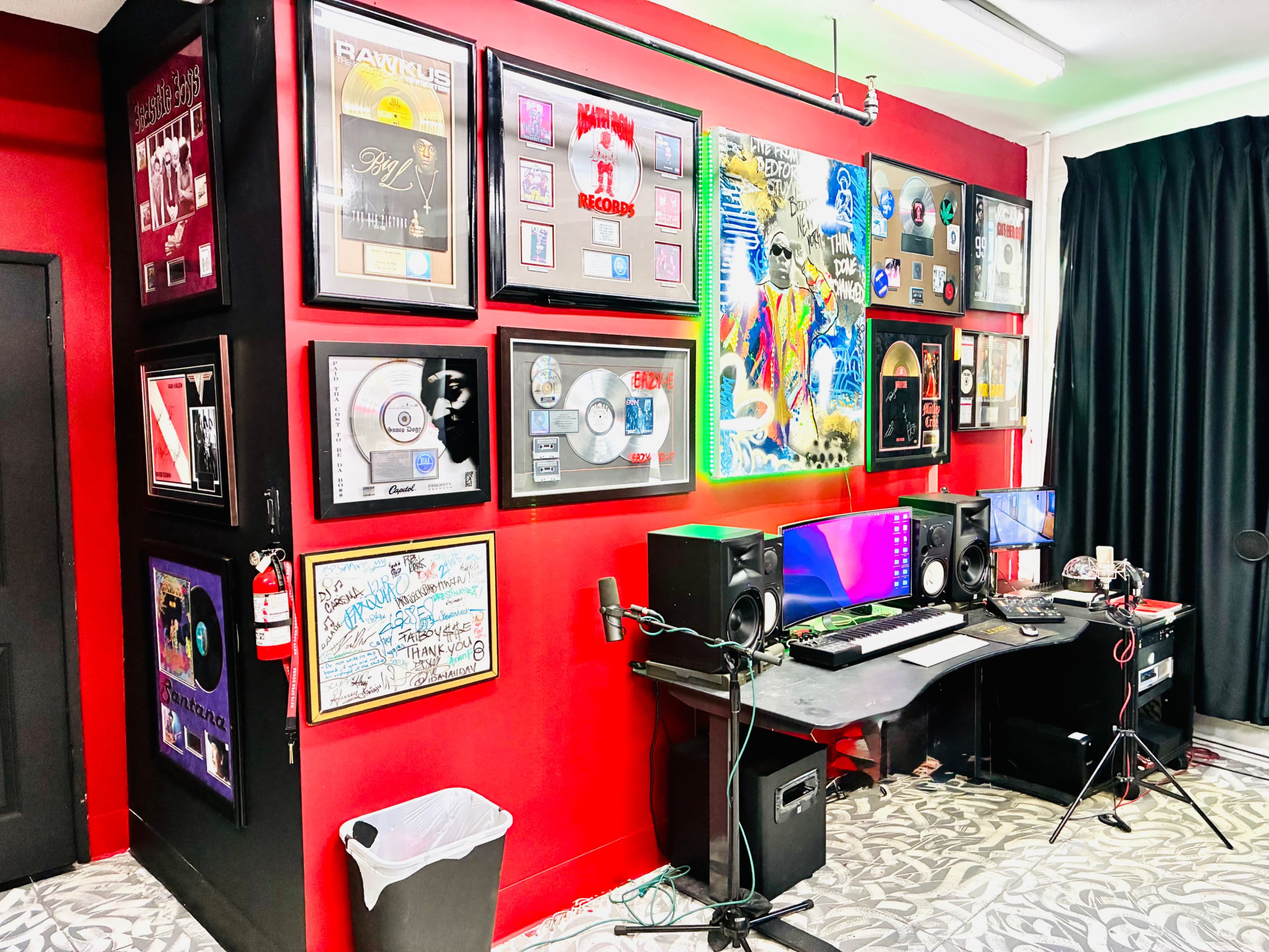 Studio13 | Downtown Recording Studio/Gold and Platinum Record Wall ...