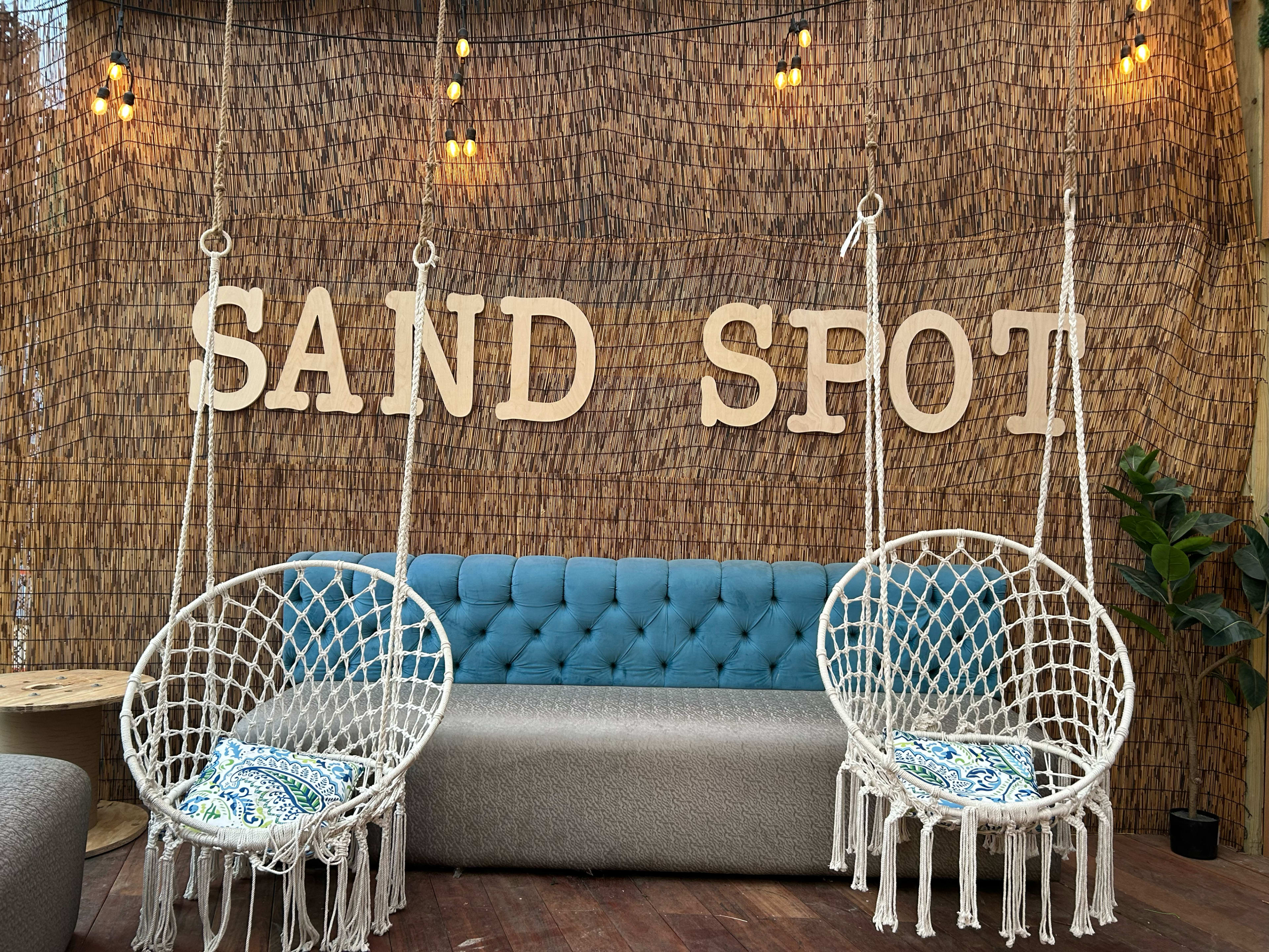 The SAND SPOT | Sand Spot - Beach Bar Vibes Hidden Gem + Volleyball in ...