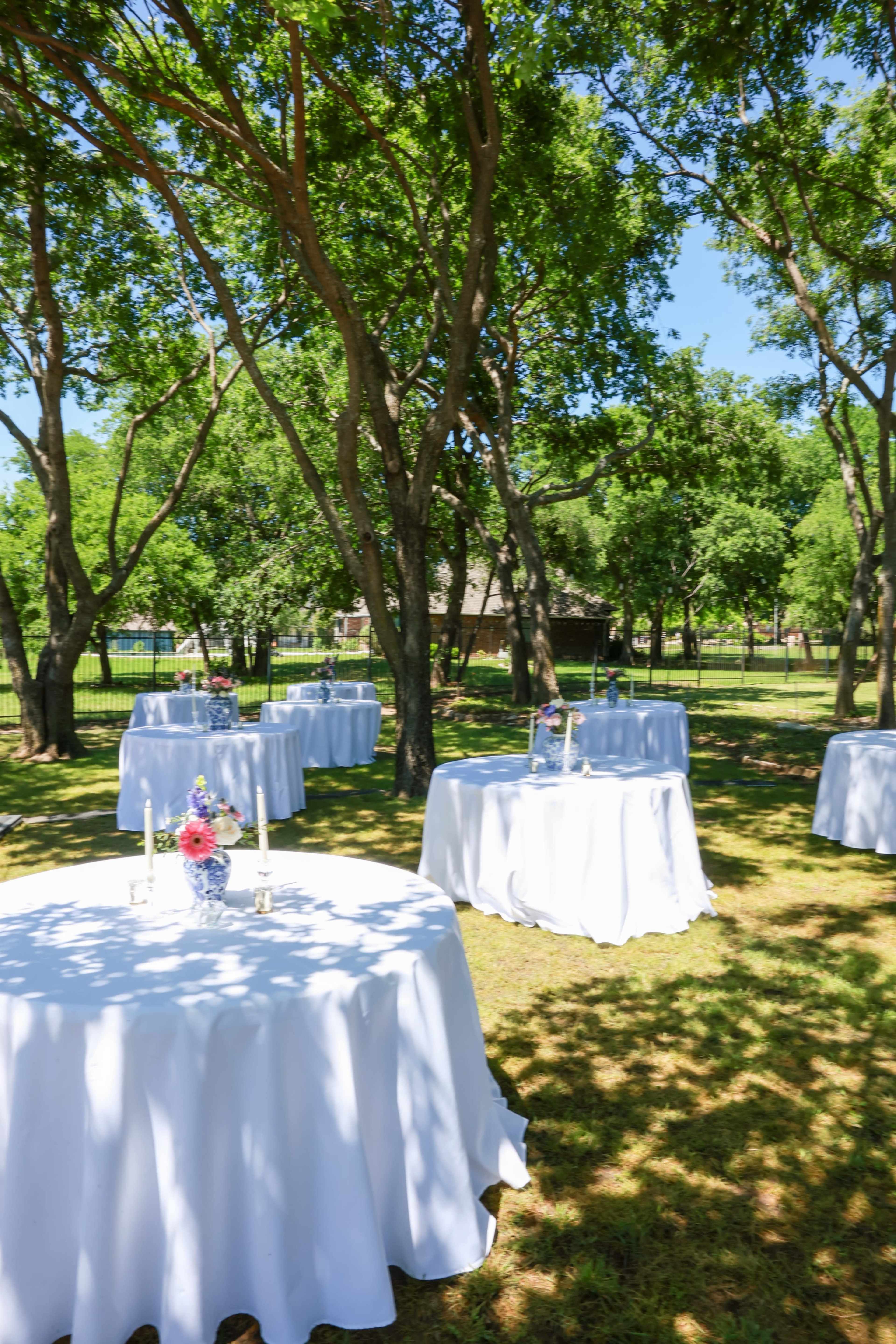 Aurora Meadow | Charming outdoor space under a canopy of trees, Aurora ...