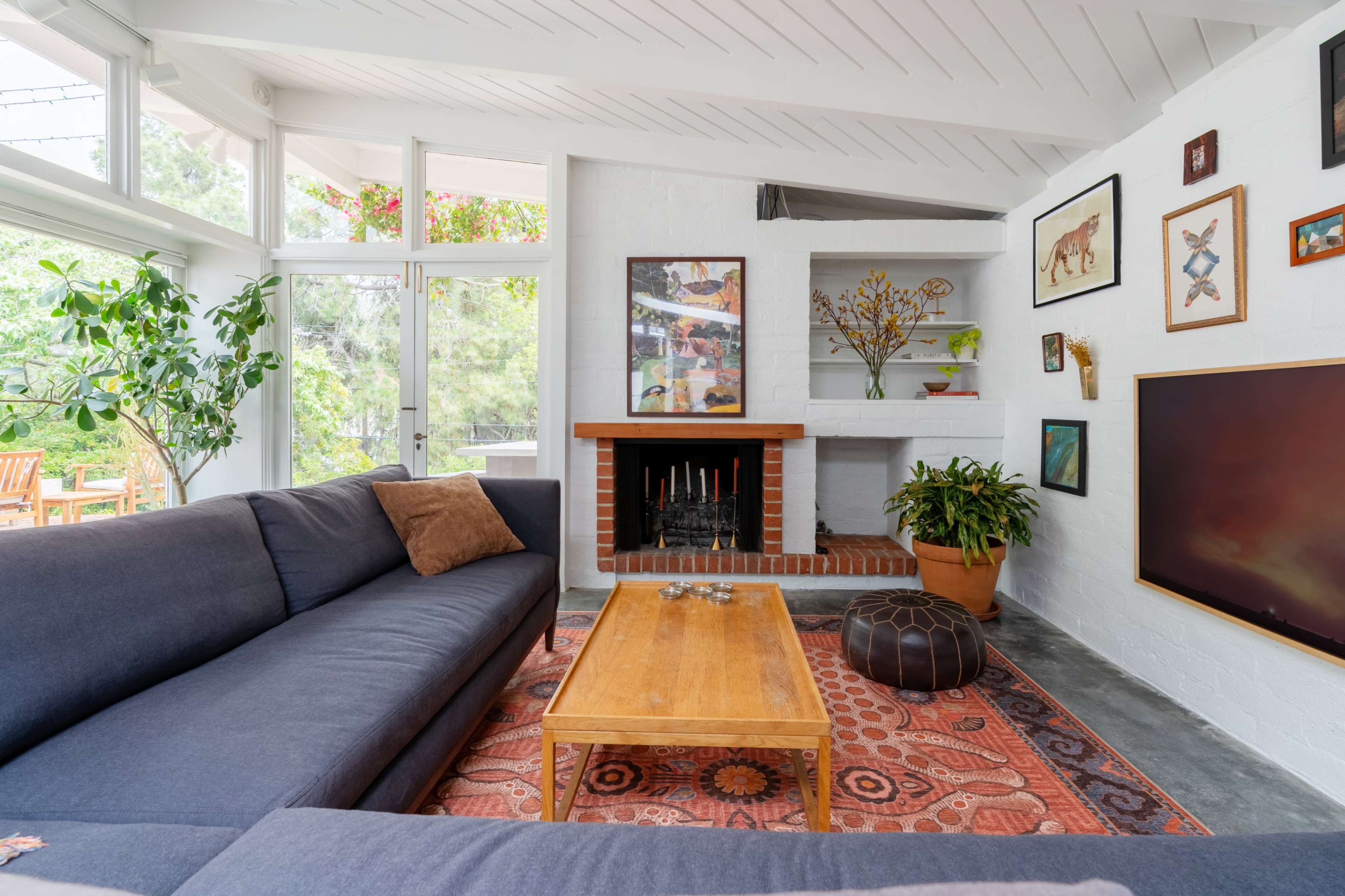 Bright Midcentury Canyon Home with Lush Back Patio & Detached Office ...