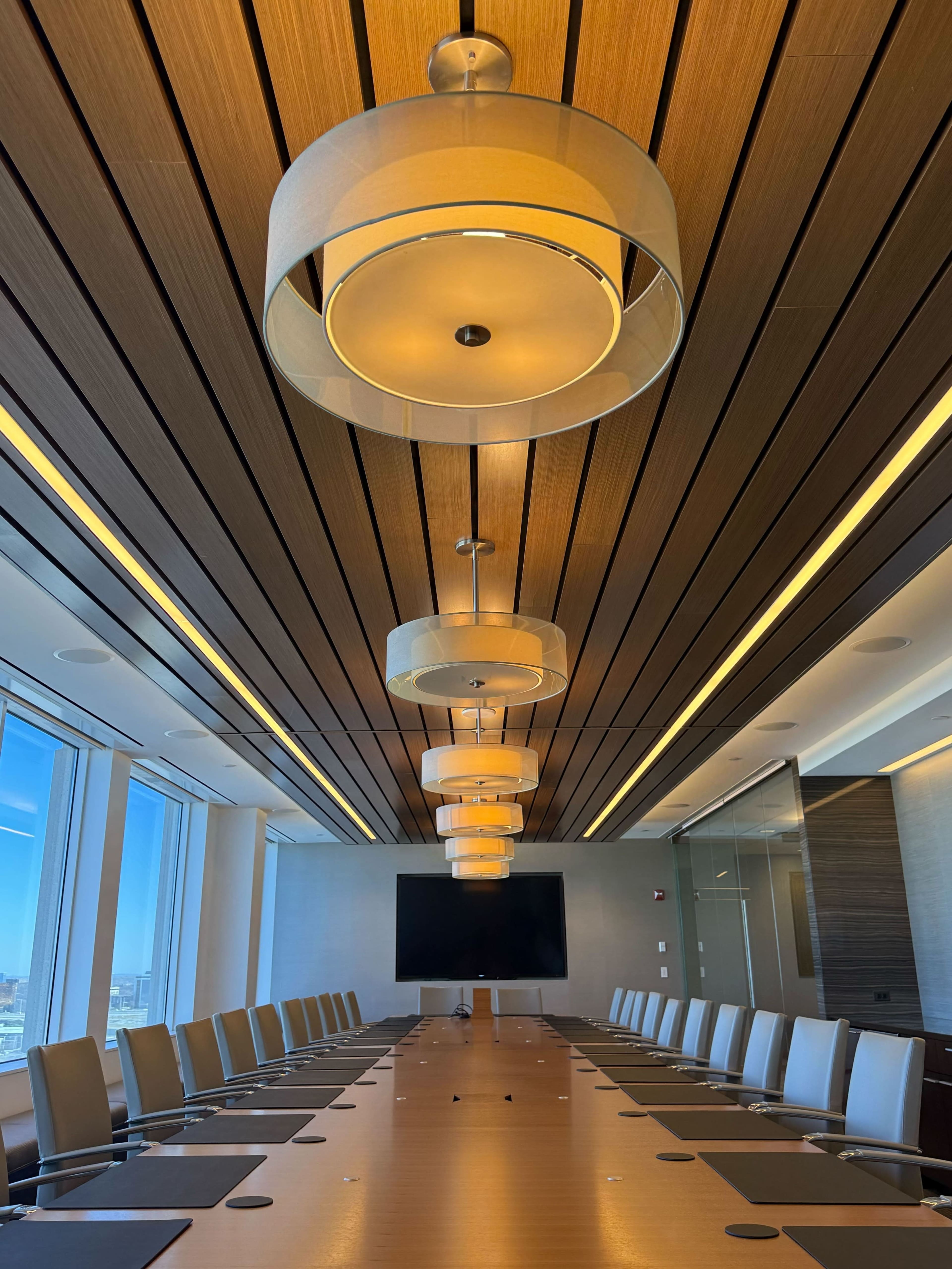 Upscale Boardroom with Chicago Skyline View, Schaumburg, IL | Off-Site ...