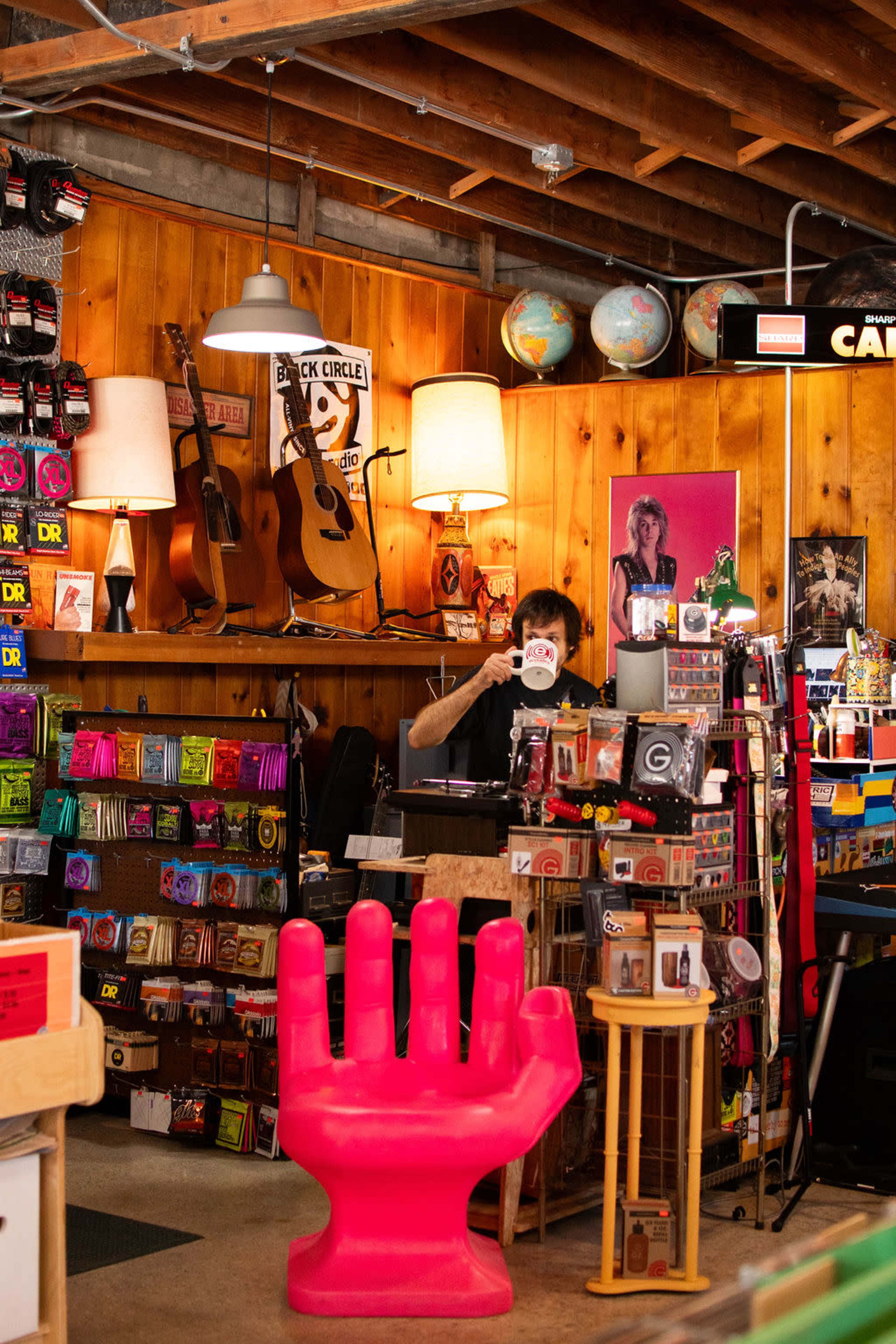 Retro Midwest Music Store with Vintage Interior, Bay City, MI ...