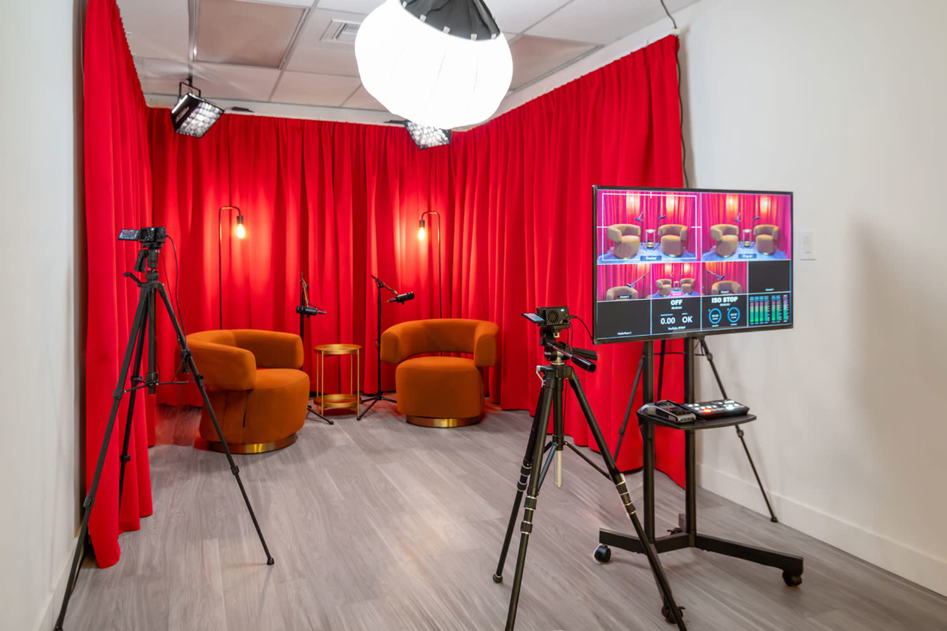 Red Podcast Set, Los Angeles, CA | Production | Peerspace