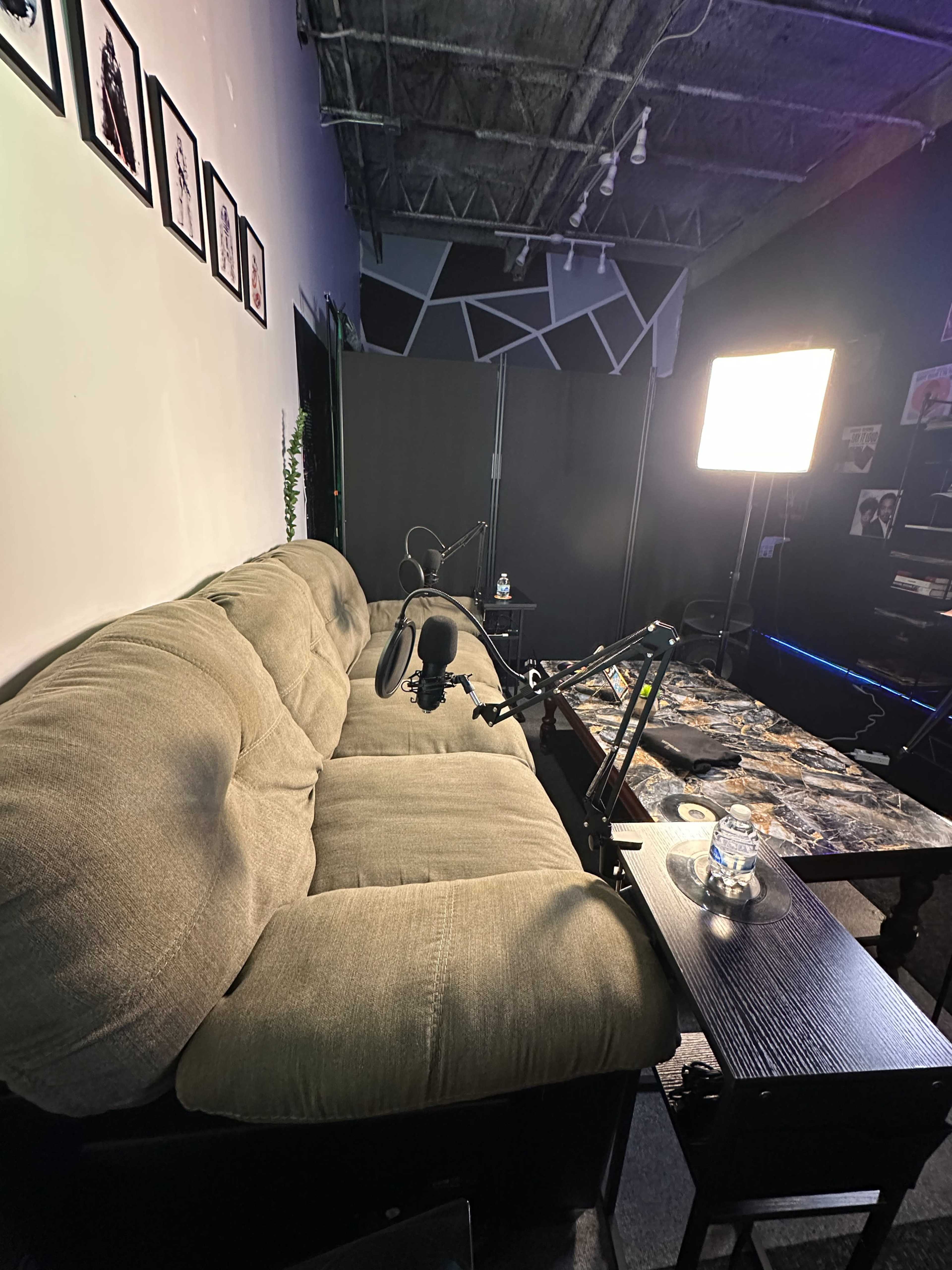 Lounge-Style, Relaxed Podcast Space, Atlanta, GA | Production | Peerspace