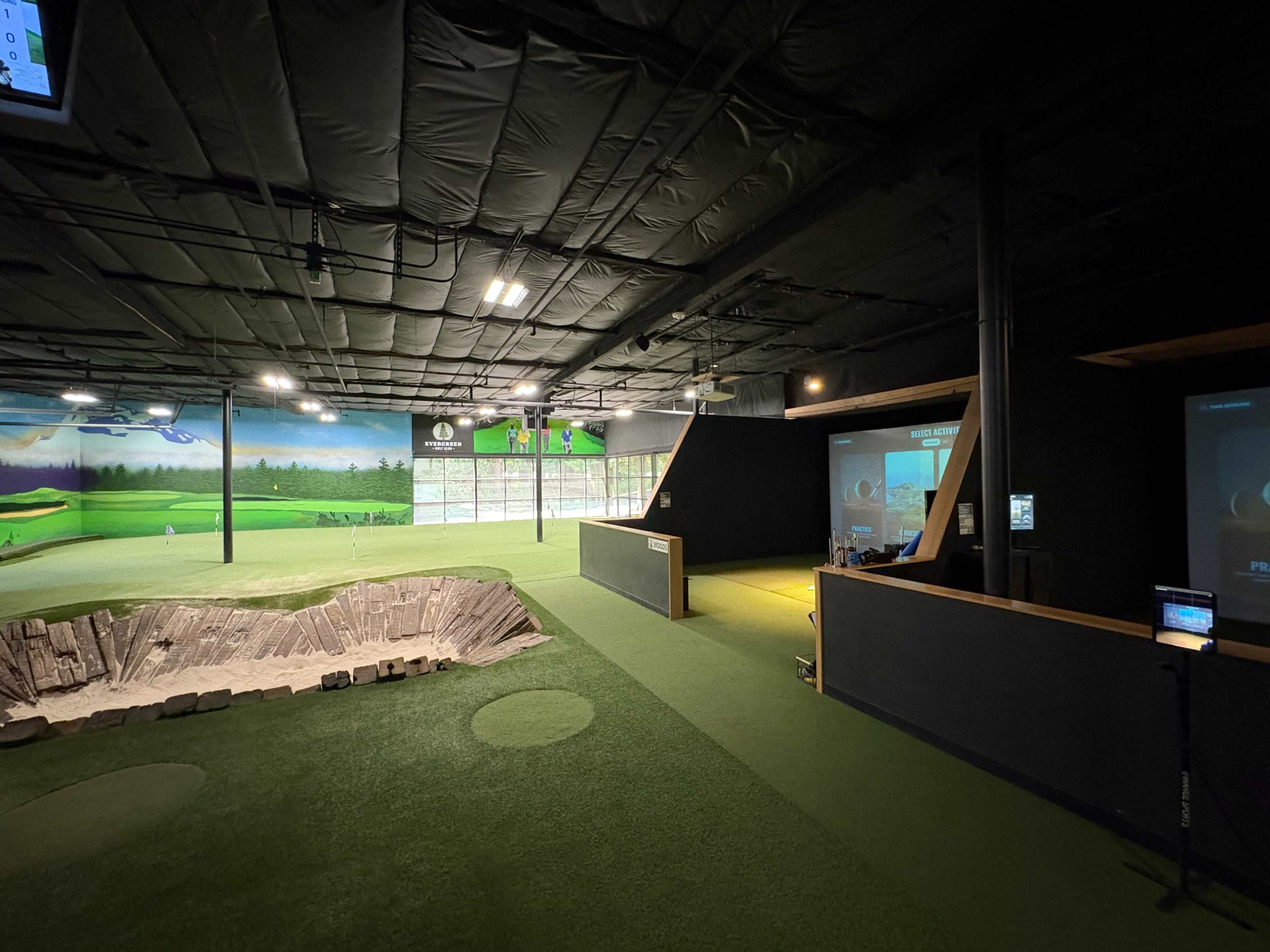 Evergreen Golf Club | Upscale indoor golf club, Redmond, WA | Off-Site ...