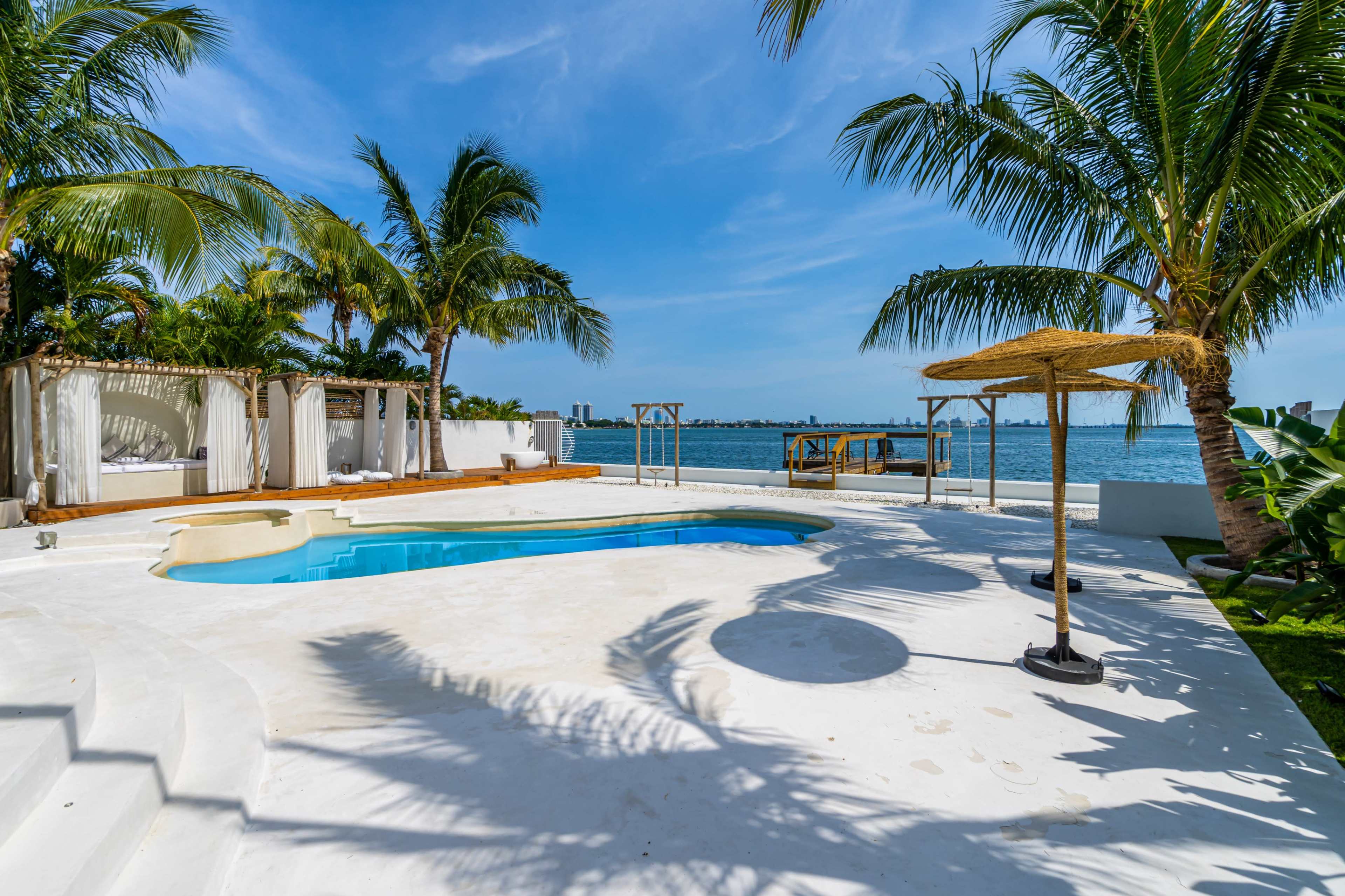Casa Gaia | Bali/Tulum Style Backyard! Biscayne Bay Waterfront- Perfect ...