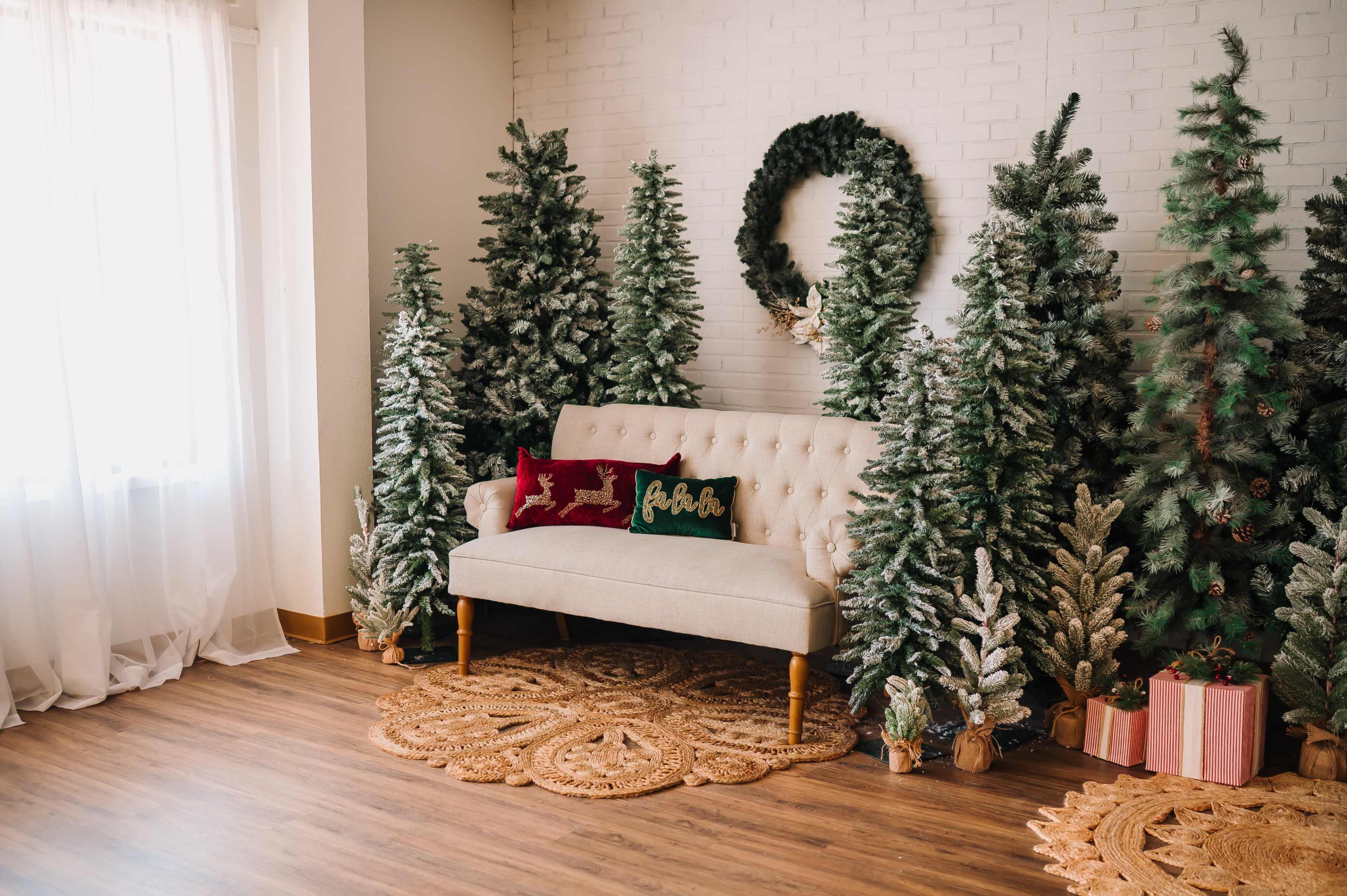 PL Studio | CHRISTMAS! Boho Photo Studio, Natural And Artificial ...