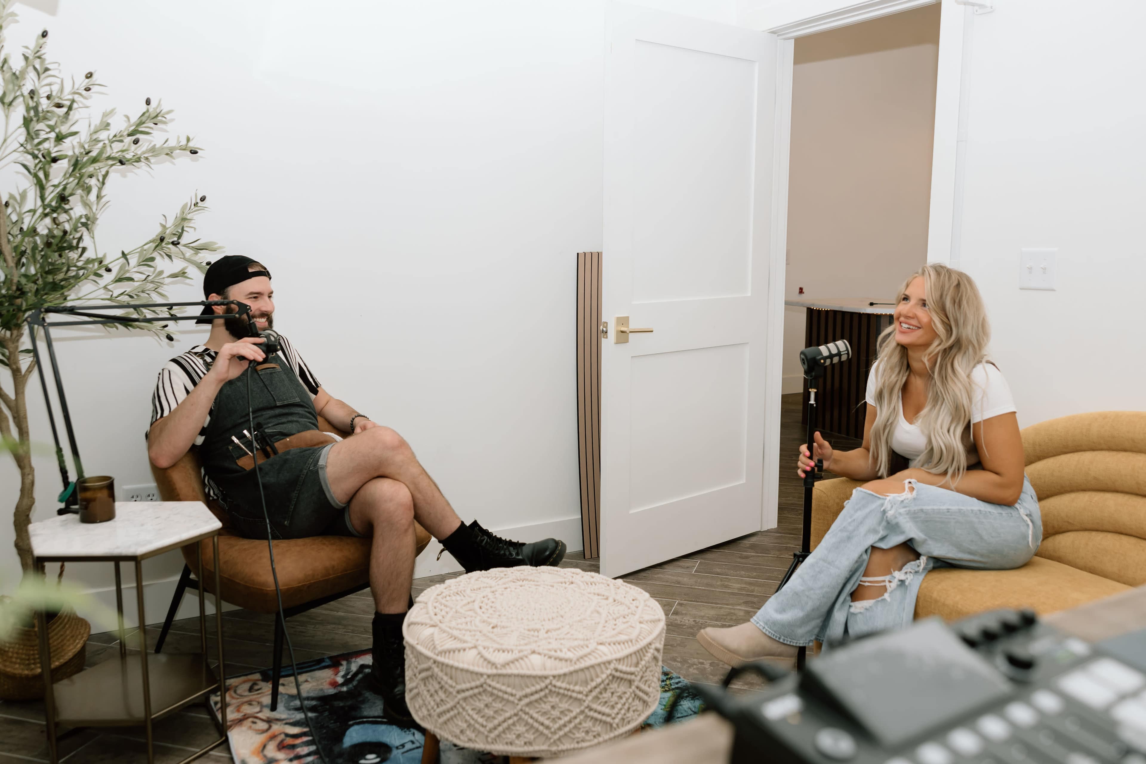 Buffalo Suburbs Modern Podcast w cozy Fireplace, Buffalo, NY ...