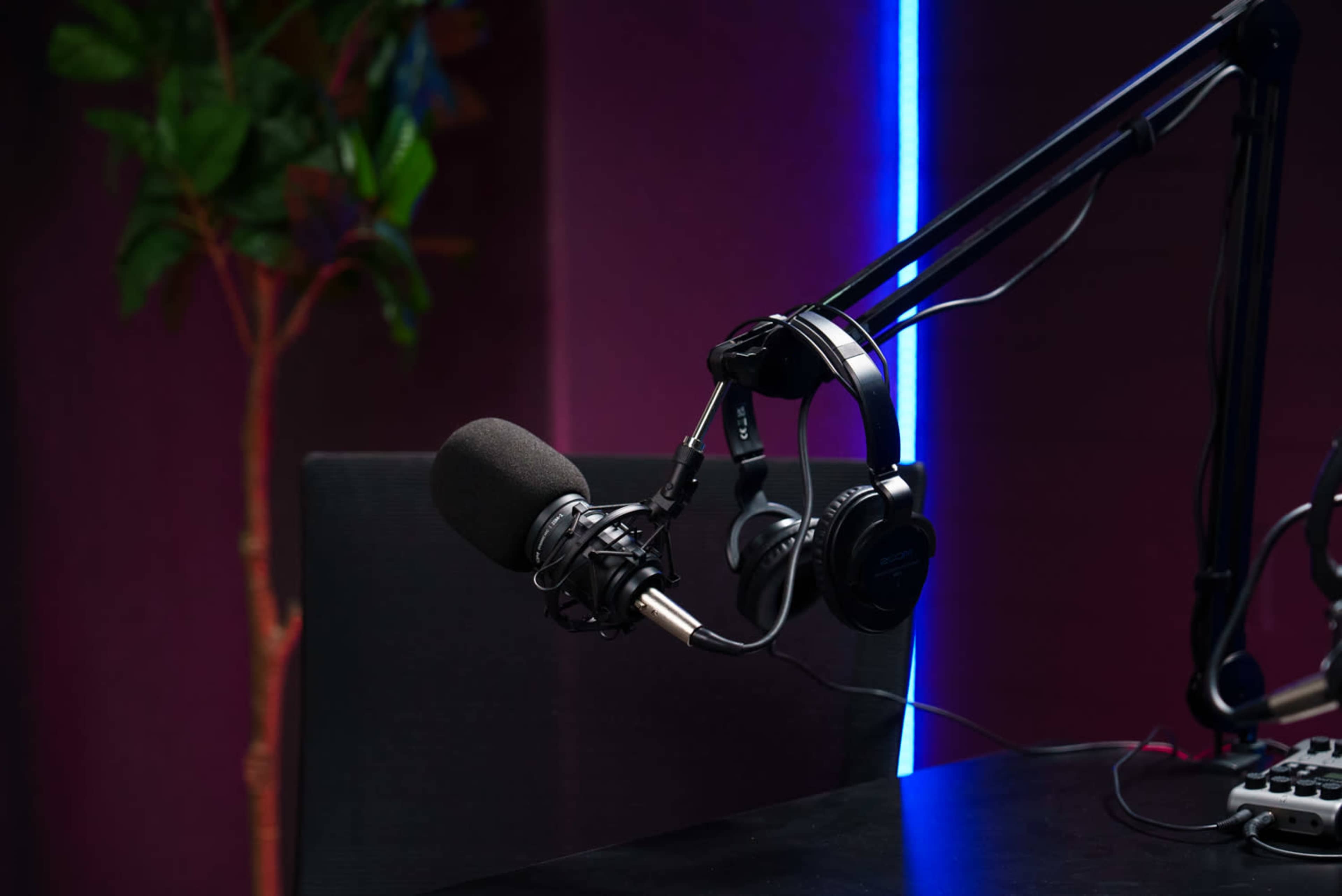 Podcast Studio #2, Two Person Table, Blacked Out, San Antonio, TX ...