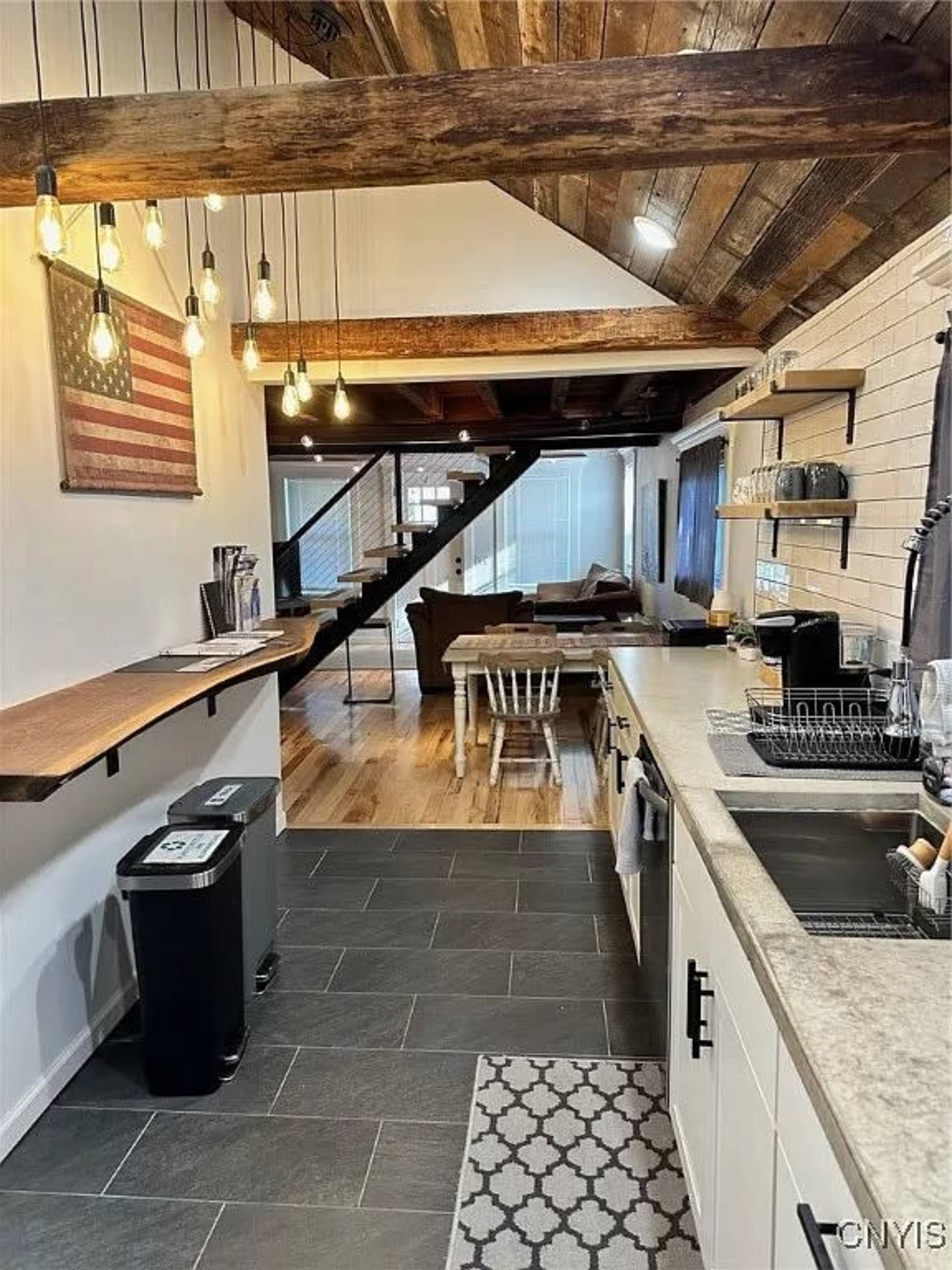 Modern Twin-Unit Home with Exposed Beams | Fully Renovated & Furnished ...