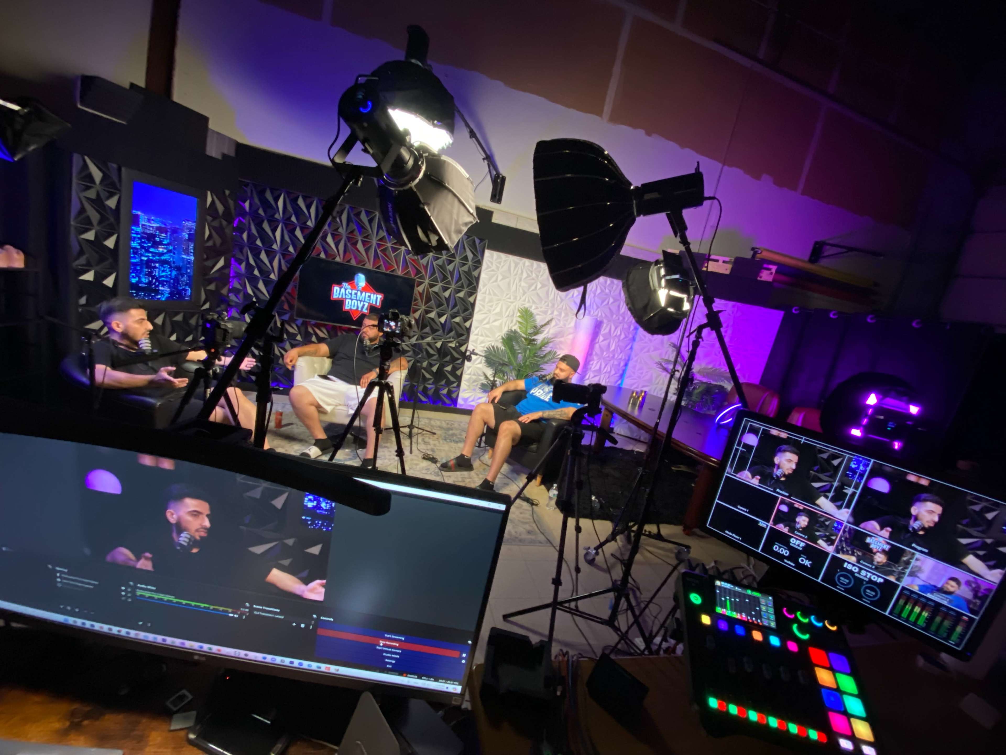 PodLab Studios | Modern Podcast Studio with Professional Equipment and Vibrant Design in Metro ...