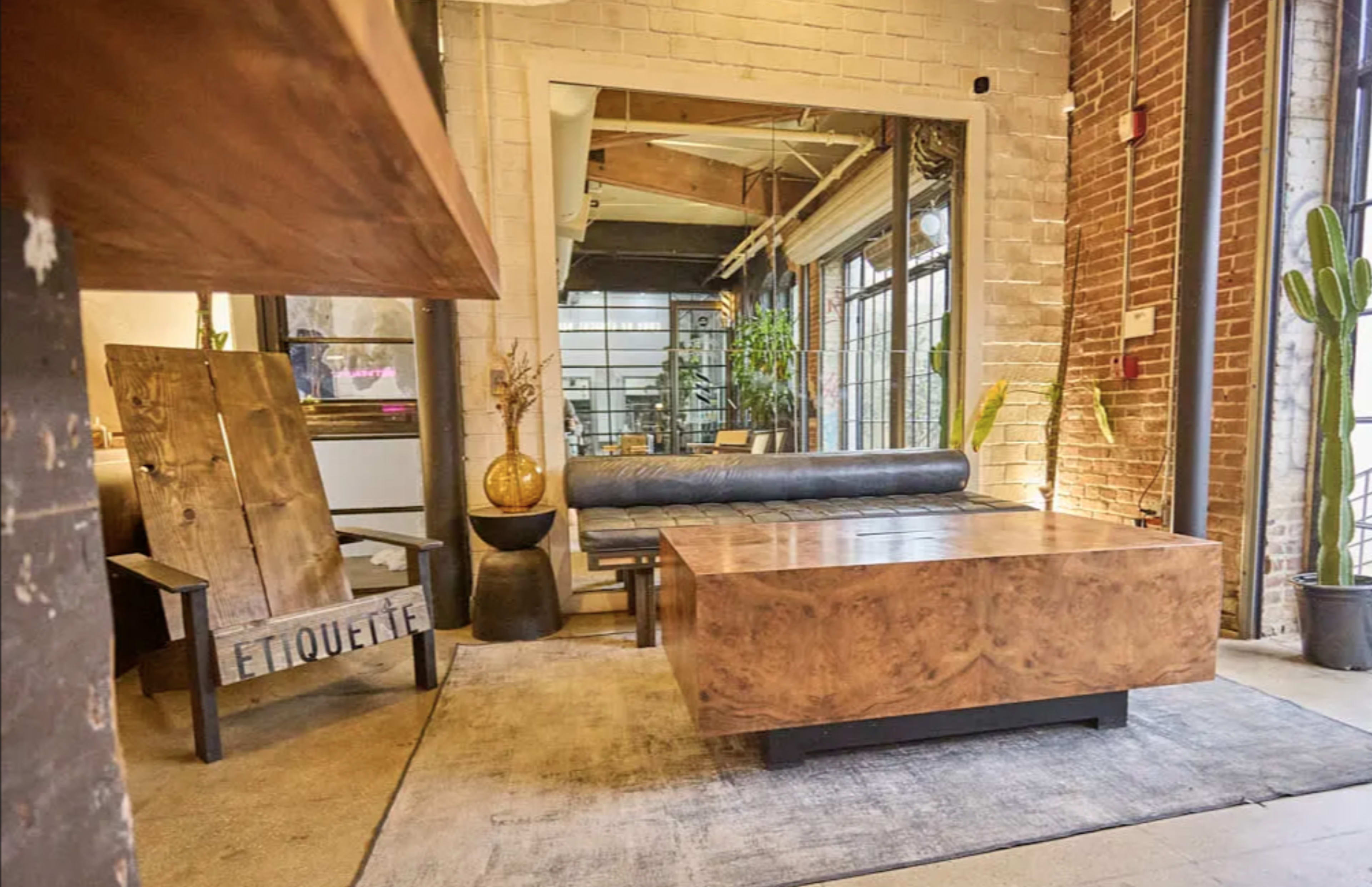 Rustic and Industrial Loft w/ Coffee | Barber | Vintage Motorcycle Shop ...