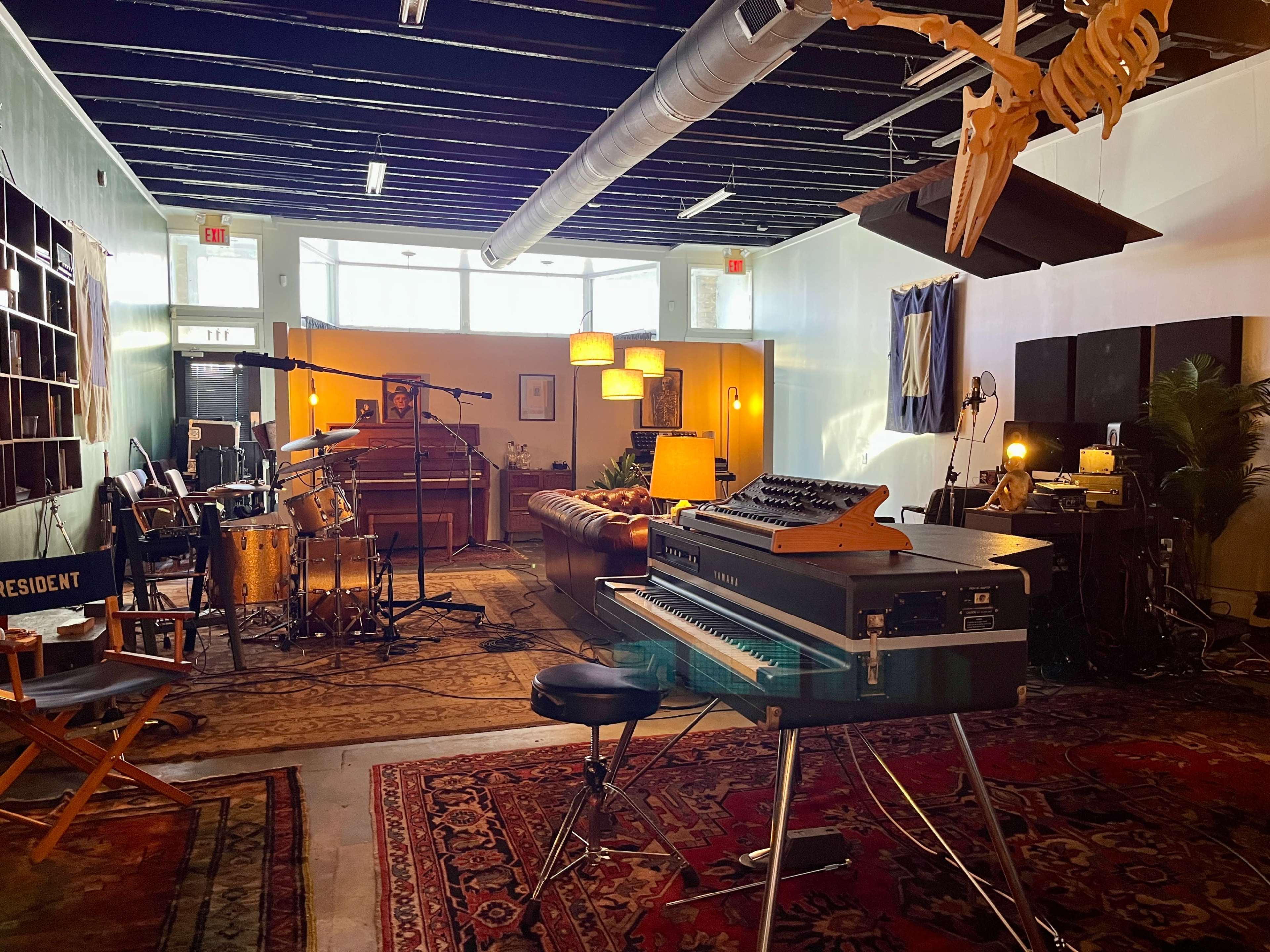 Large open space recording studio with loft style vibe in historic ...