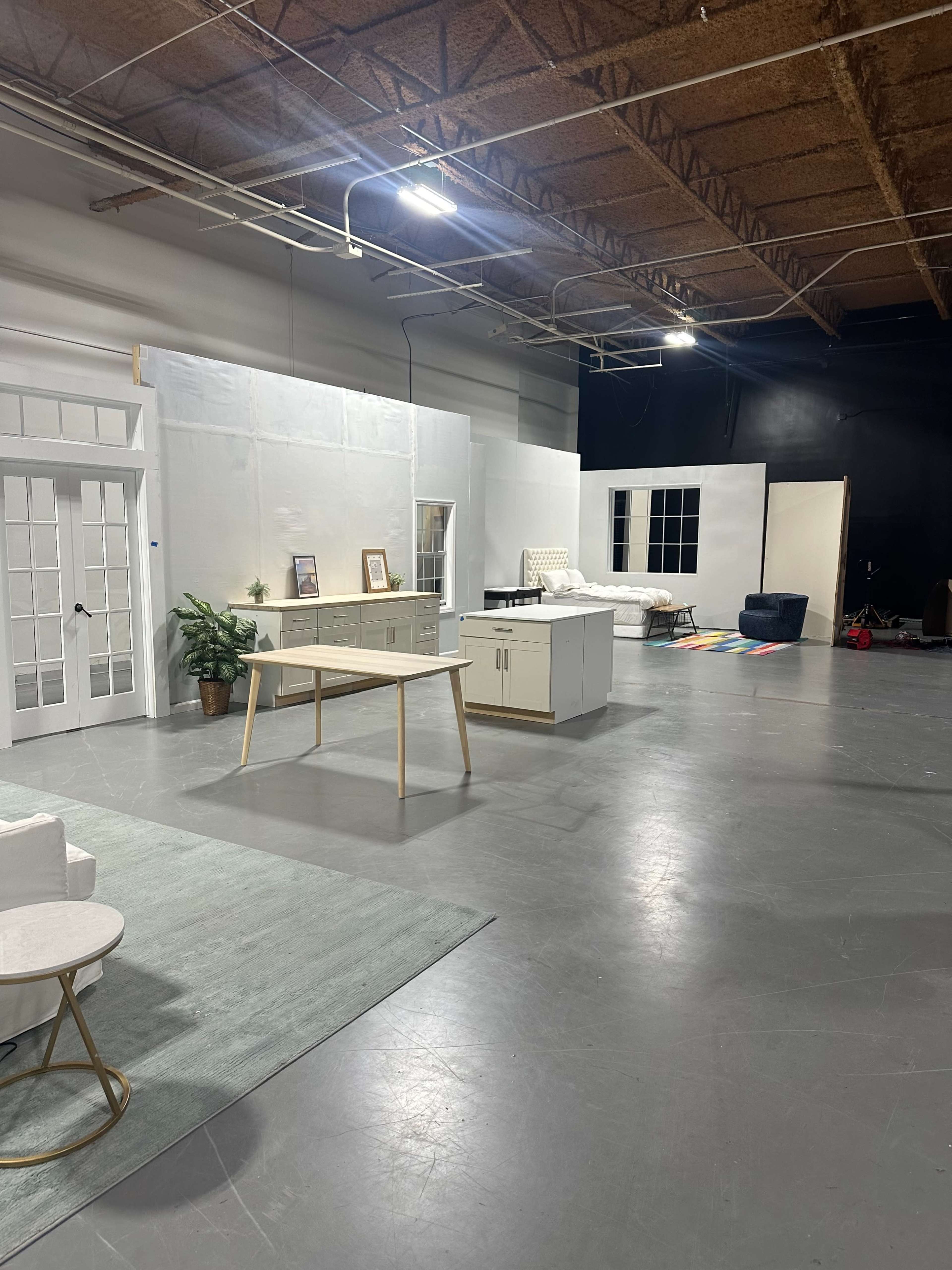 Stylized Studio Sets with a Living Room, Kitchen, & Bedroom, Houston ...