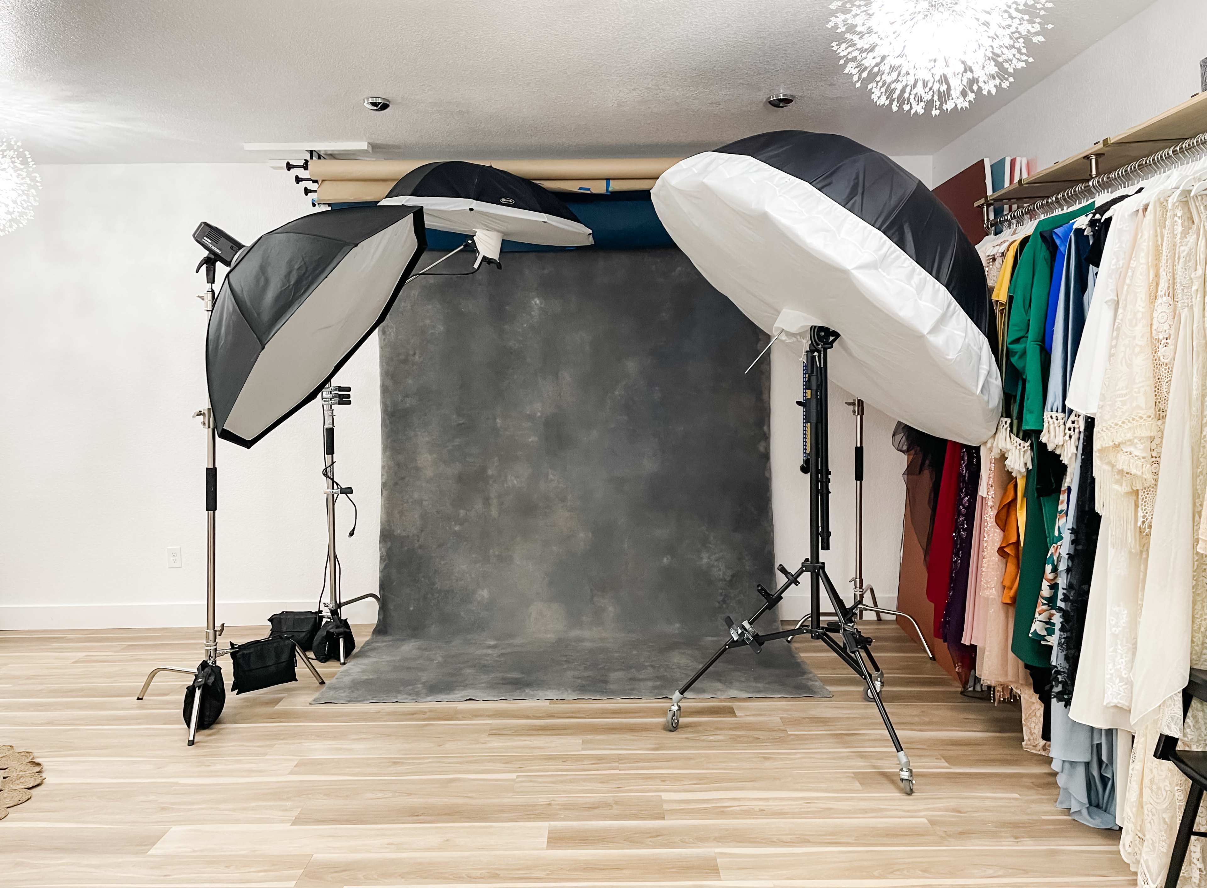 Downtown Erie commercial photo studio with gorgeous studio wardrobe ...