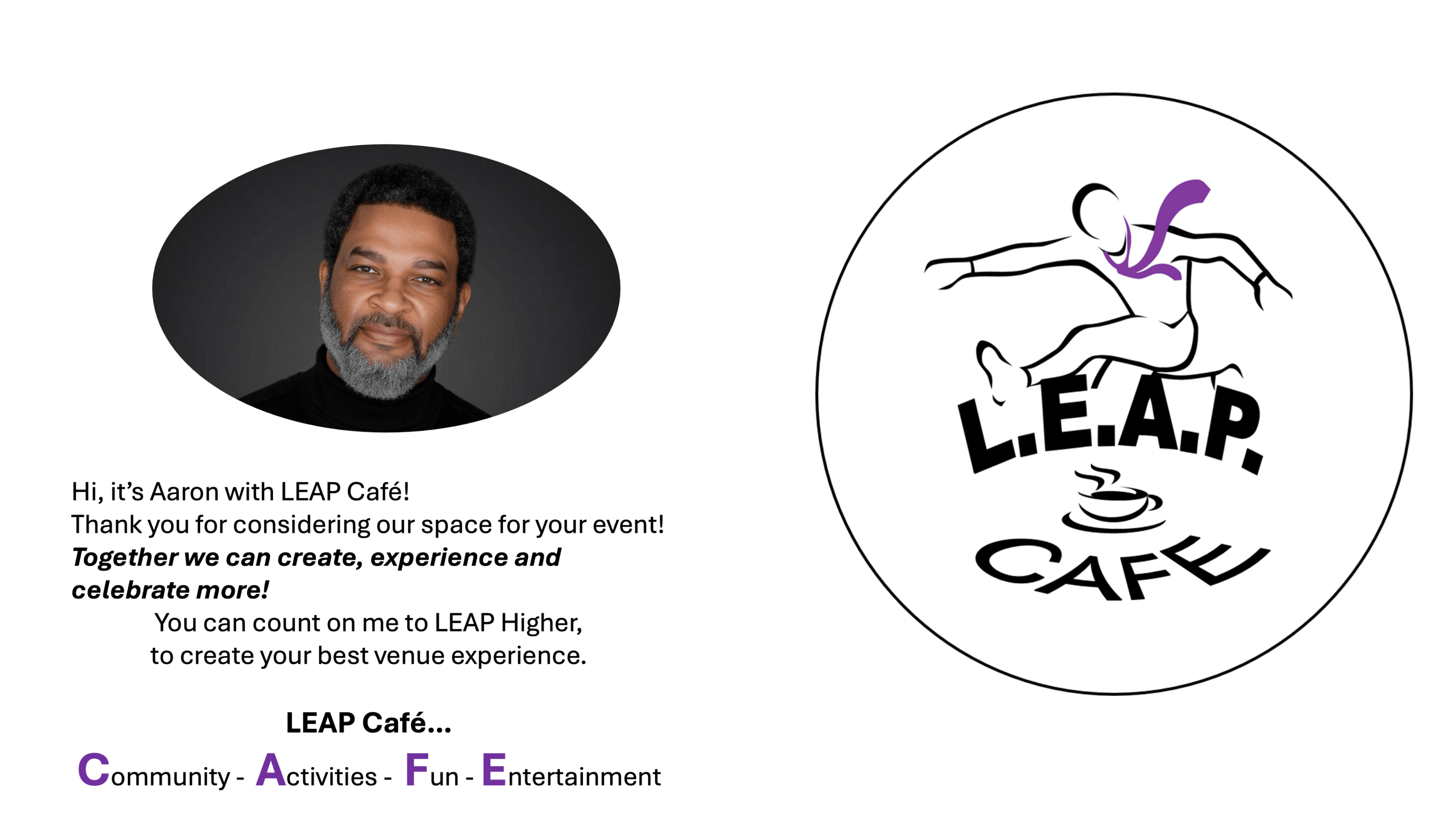 LEAP Cafe | LEAP Cafe, Lithonia, GA | Event | Peerspace