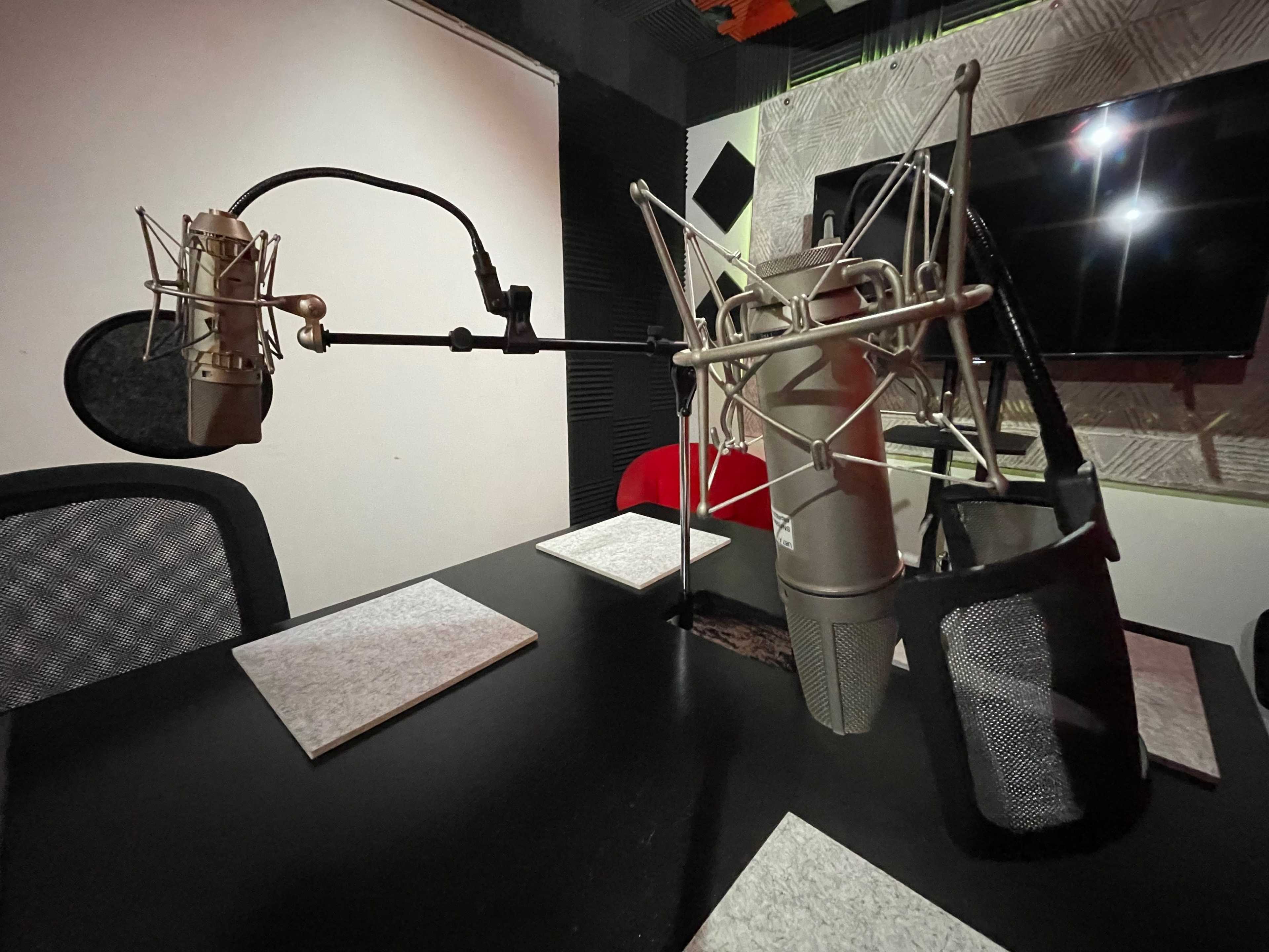 Downtown Podcast recording room, New York, NY | Production | Peerspace