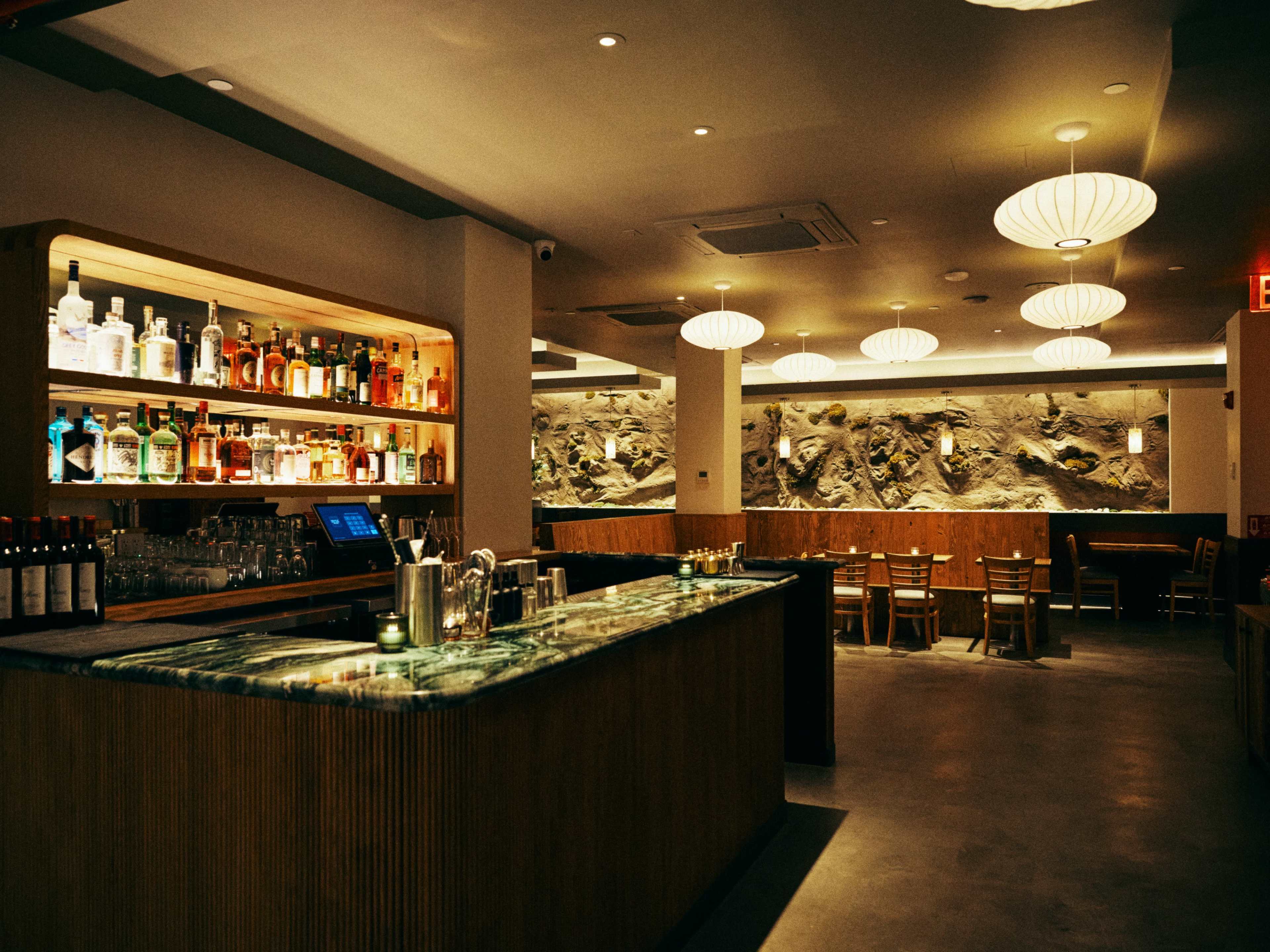 Golden Hof - Korean Bar & Grill | A spacious, bi-level restaurant with Korean aesthetic, warm ...