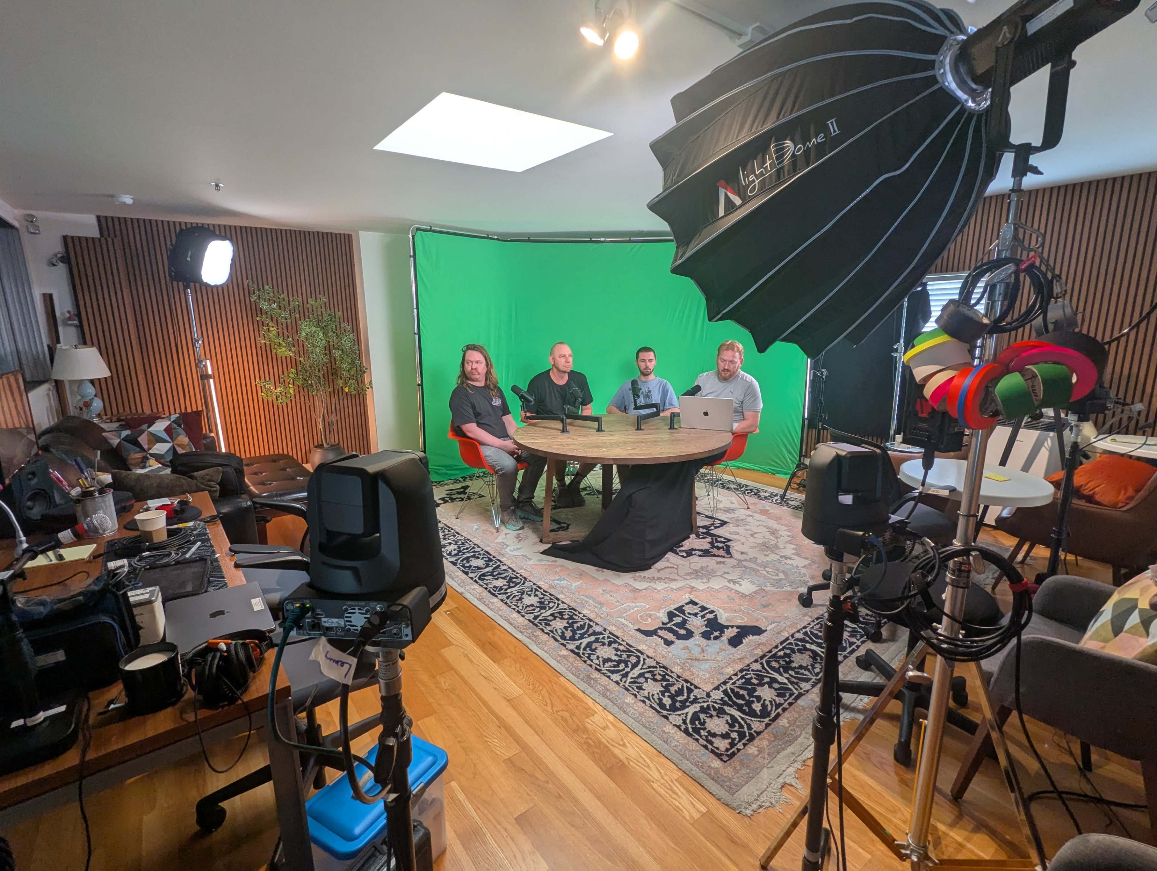 The Producer's Loft Studio | The Podcast Studio - (Greenscreen w ...