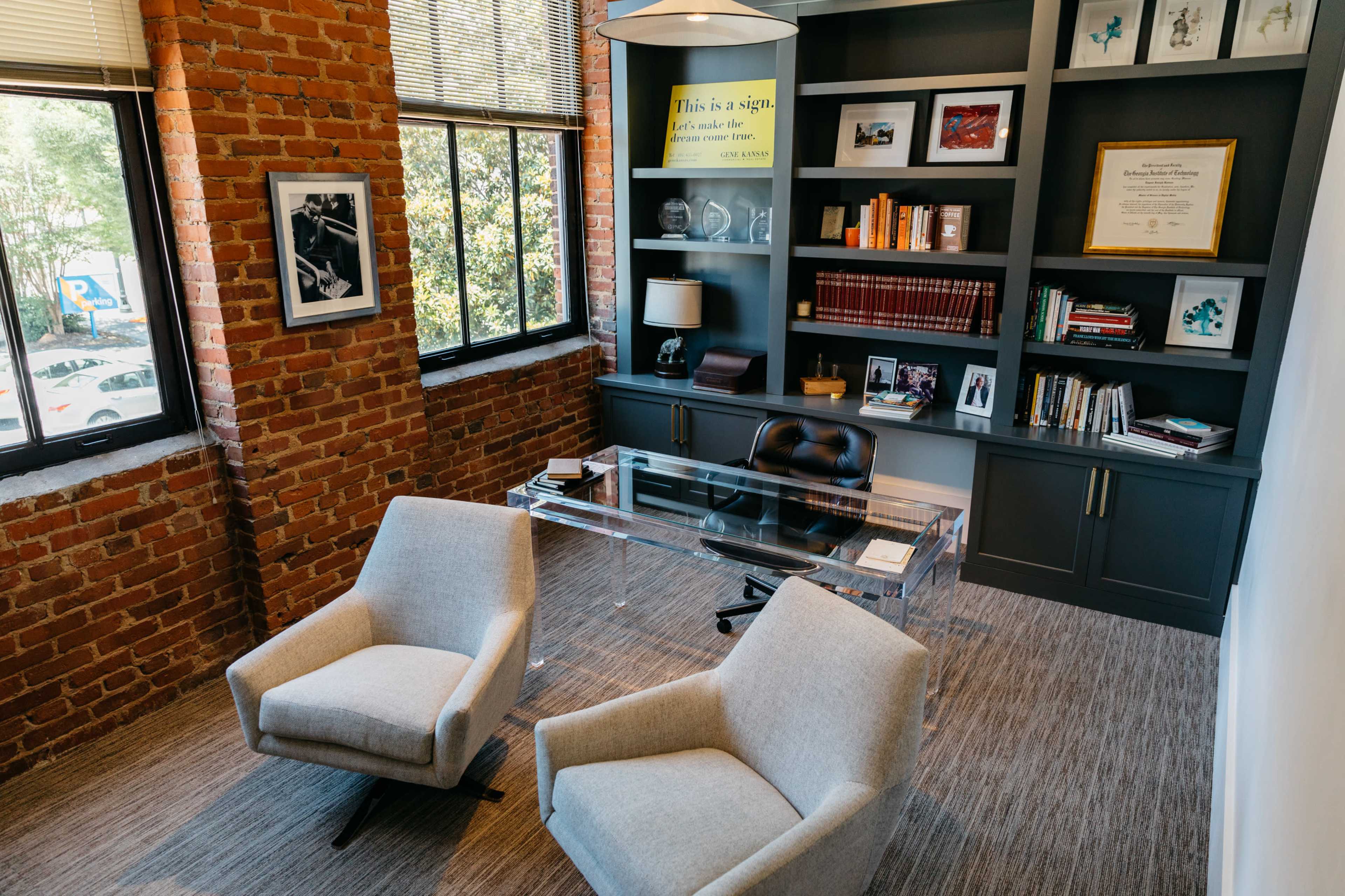Stylish Exposed Brick Office, Atlanta, GA | Production | Peerspace