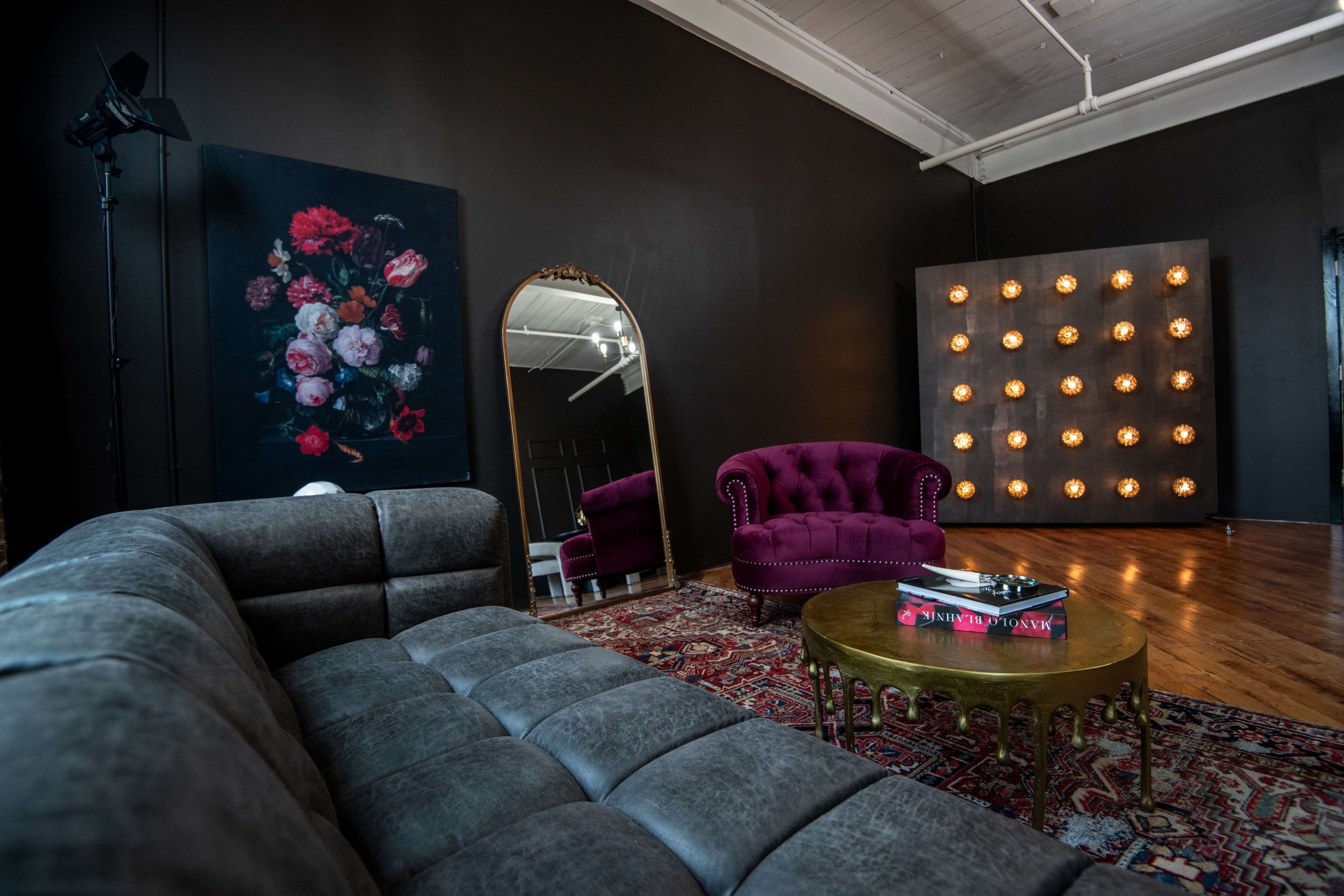 Urban Loft Dark and Stylish with Unique Light Wall, Norwood, MA ...