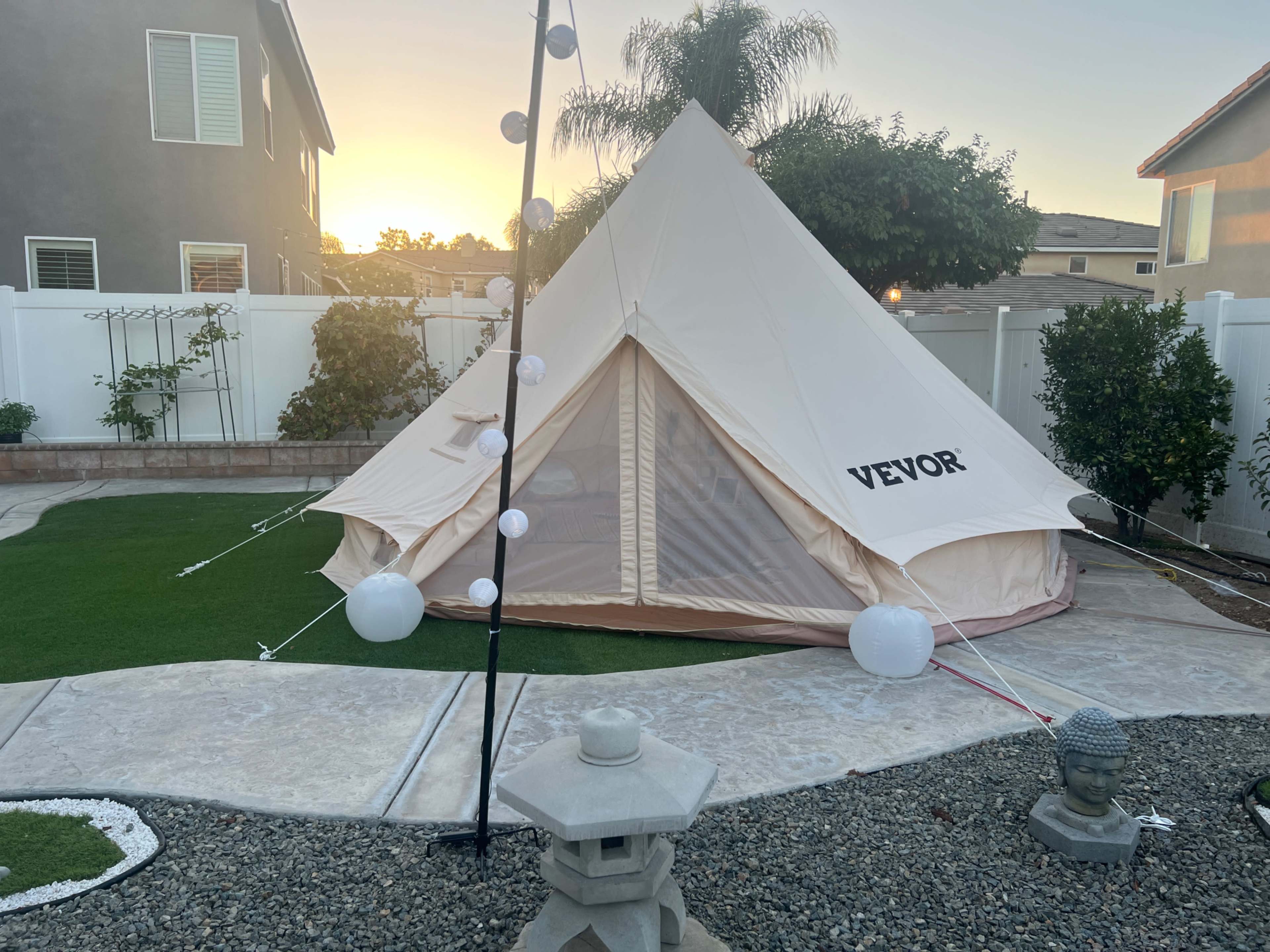 Romantic yurt with view of Japanese garden, Eastvale, CA | Event ...