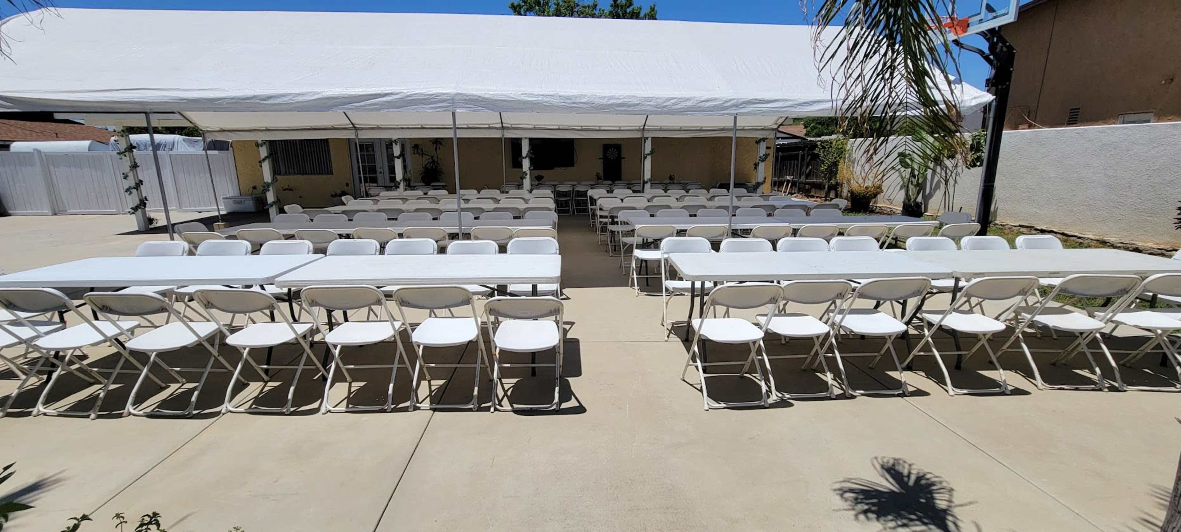 Backyard Event, Venue - includes 150 chairs & 20 tables - Perfect for ...