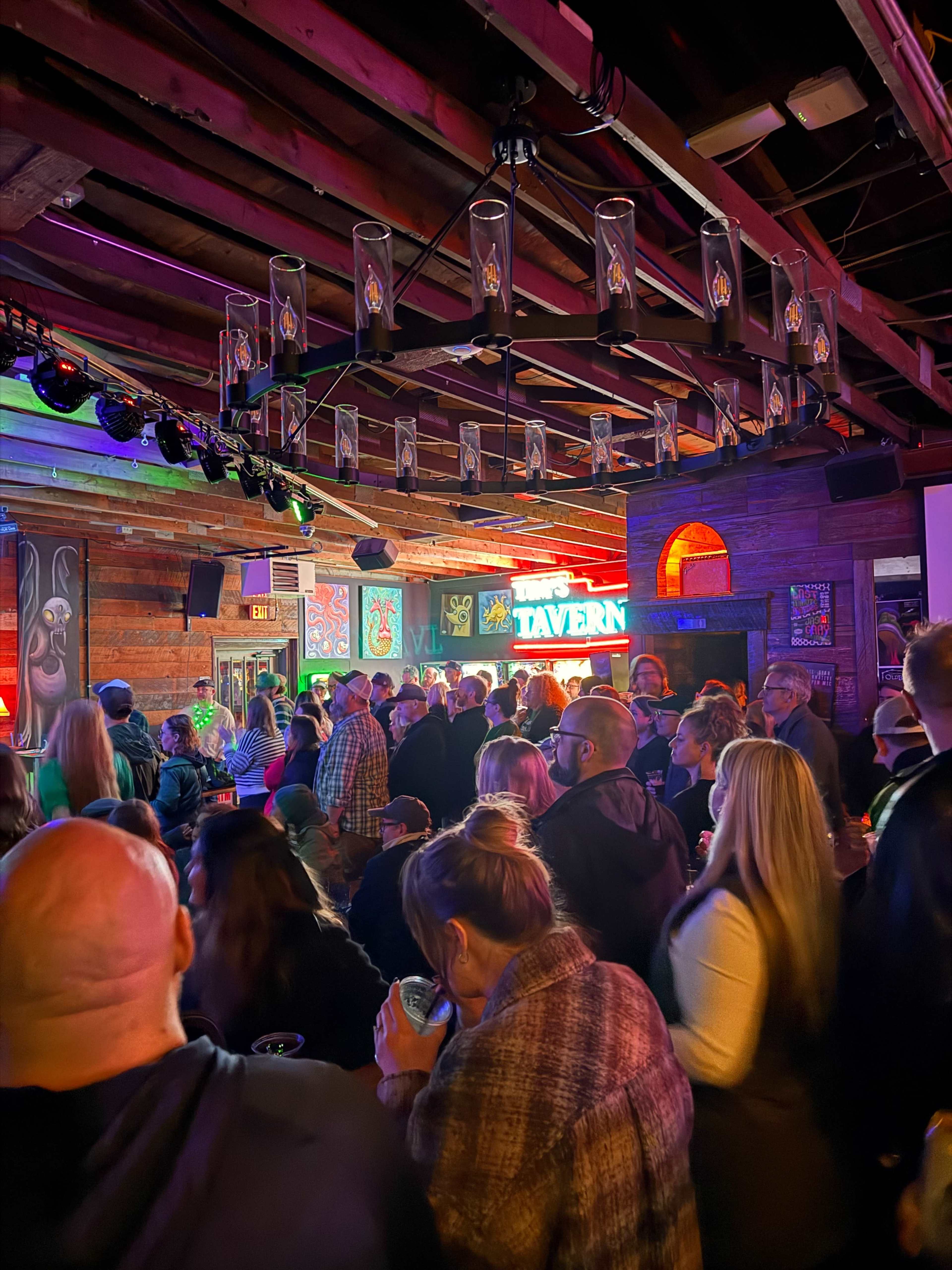 TIM's Tavern | Rustic Bar + Stage Venue with Pinball Arcade in White ...