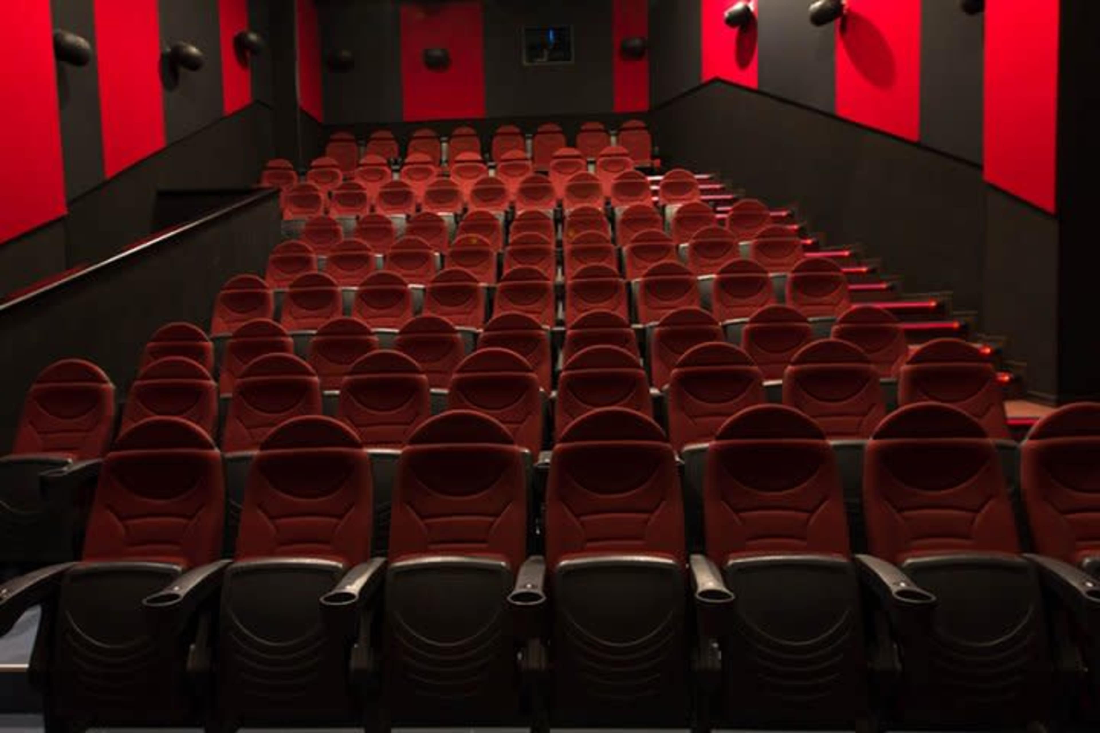 Private modern movie theater for parties, events, conferences, lectures ...