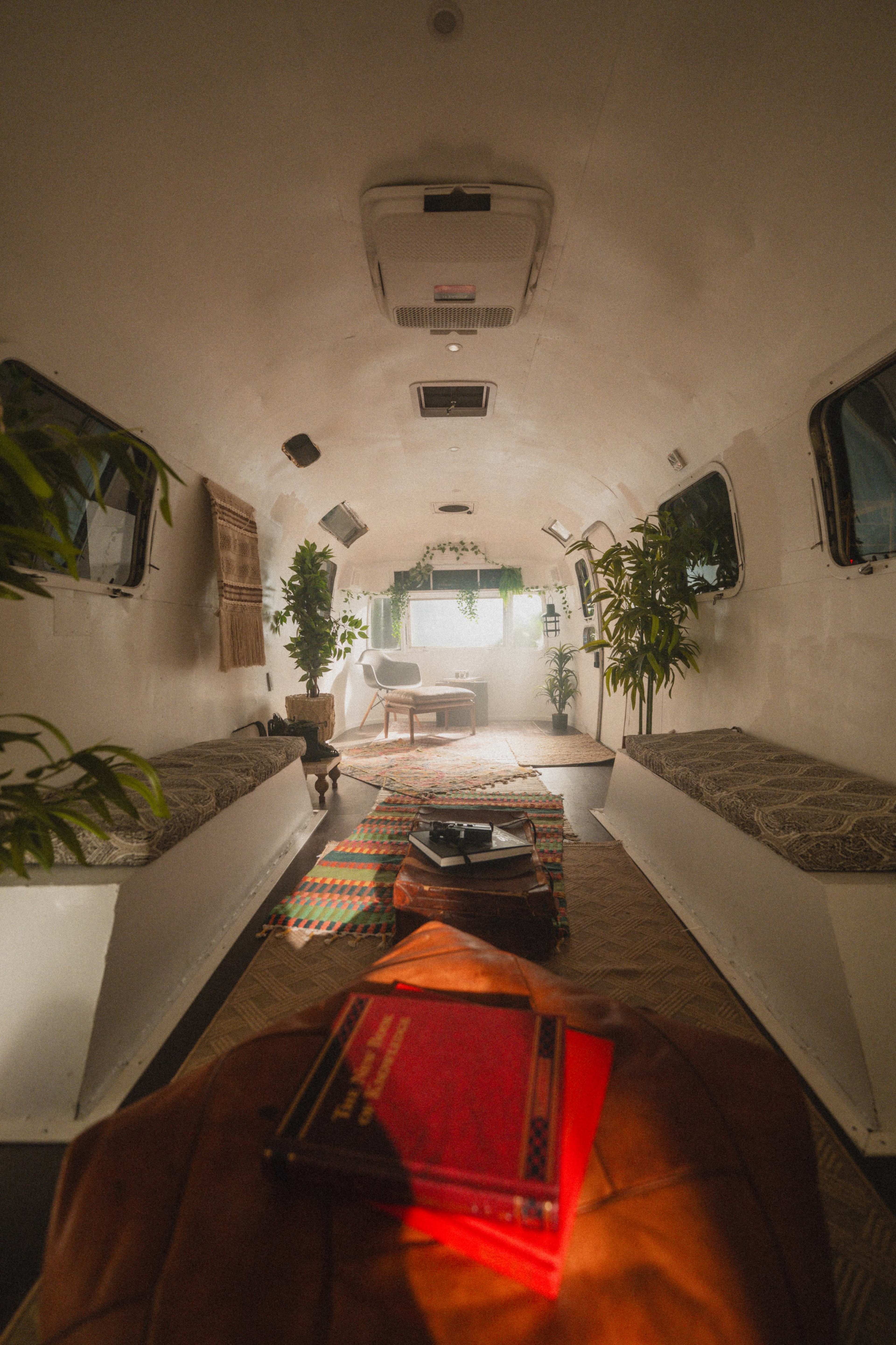 1971 Airstream Creative Studio | Vintage Airstream Boho style, Miami ...