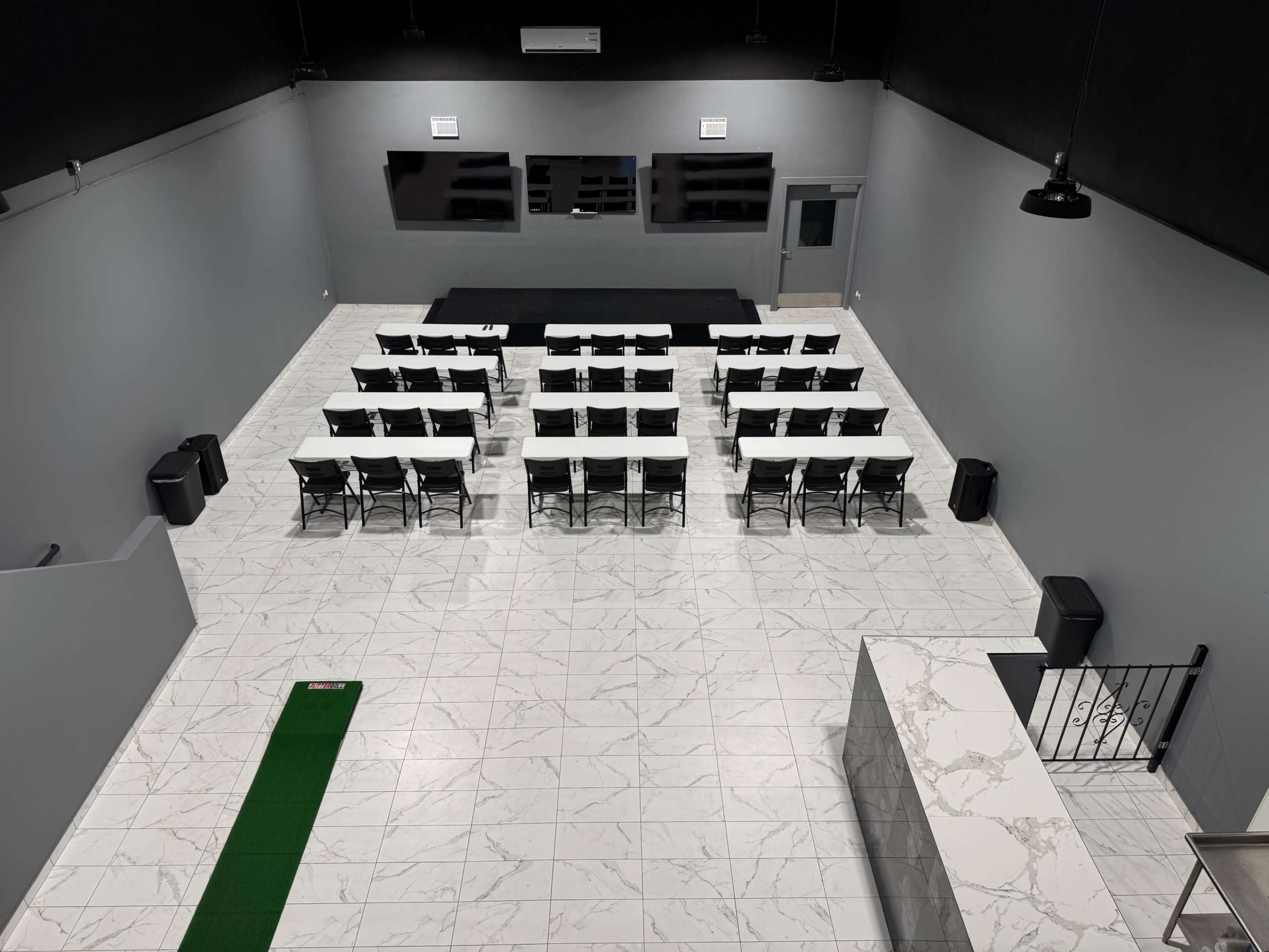 Legacy's Event Center | Industrial and sleek event center with AV ...