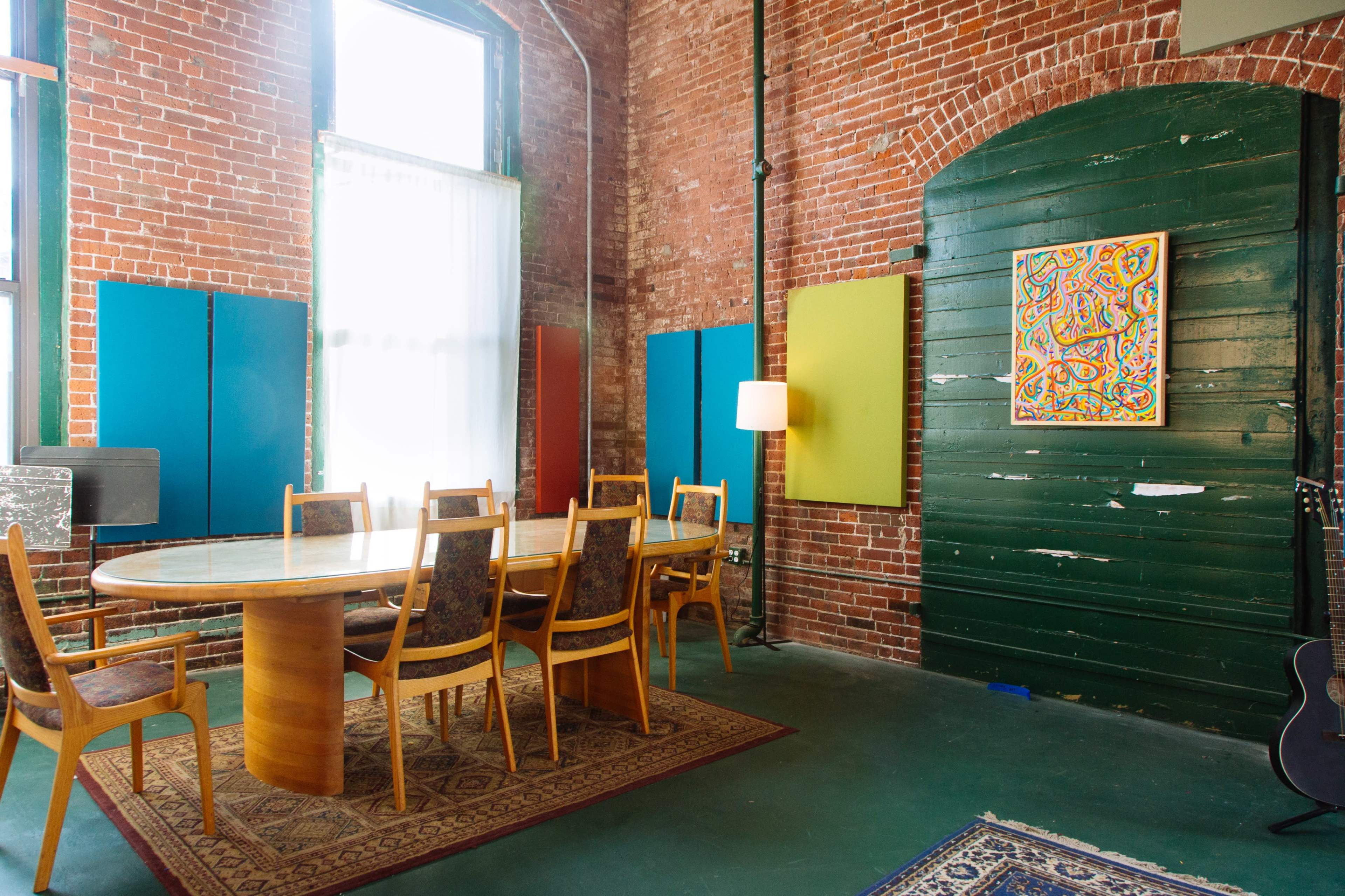 Exposed Brick Mill Building with Natural Light and High Ceilings ...