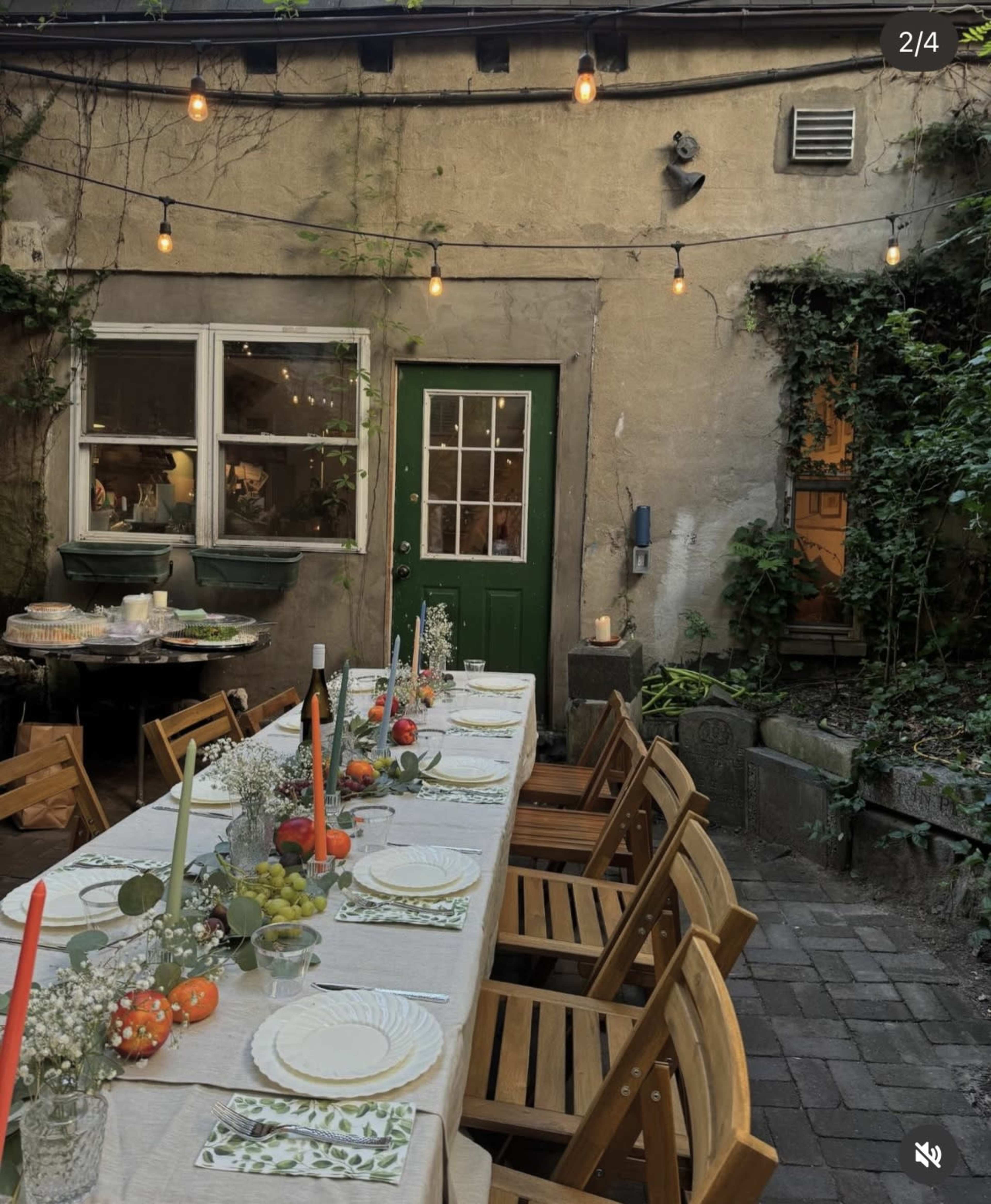 Urban Cottage Verdant Oasis with a private yard, New York City, NY | Event | Peerspace