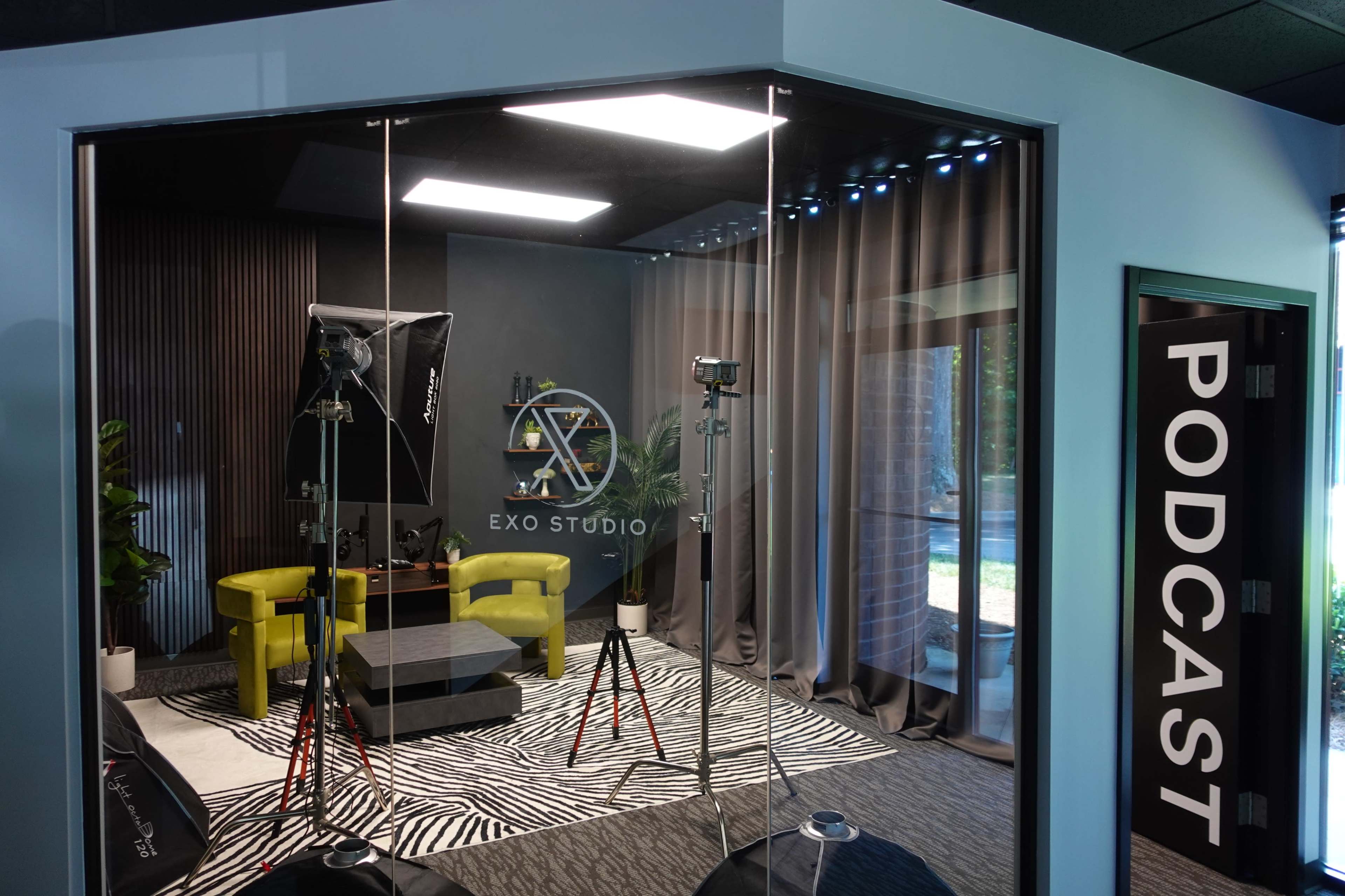 Modern, fully furnished, equipped podcast studio in Atlanta., Norcross, GA | Production | Peerspace