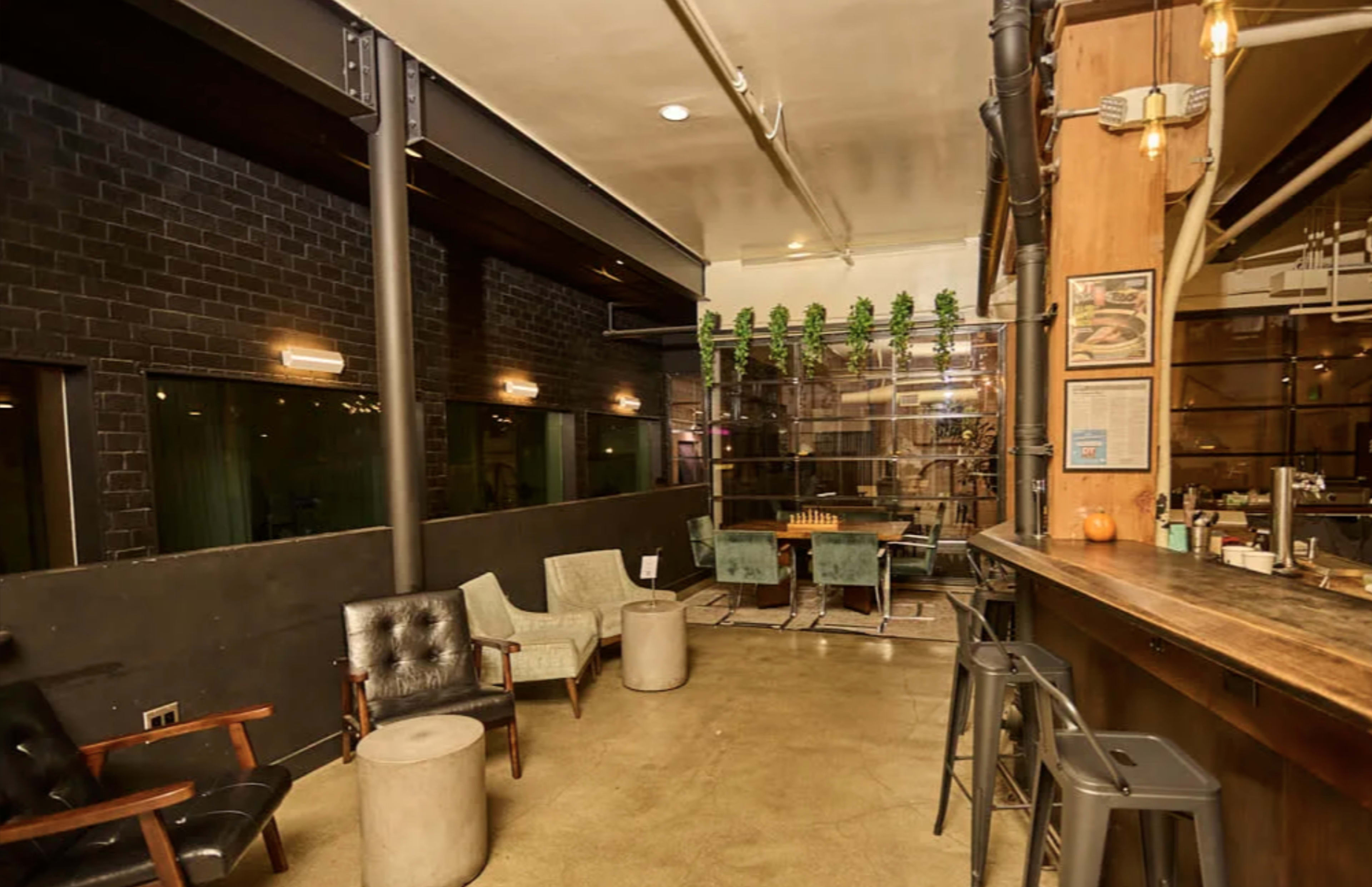 Rustic and Industrial Loft w/ Coffee | Barber | Vintage Motorcycle Shop ...