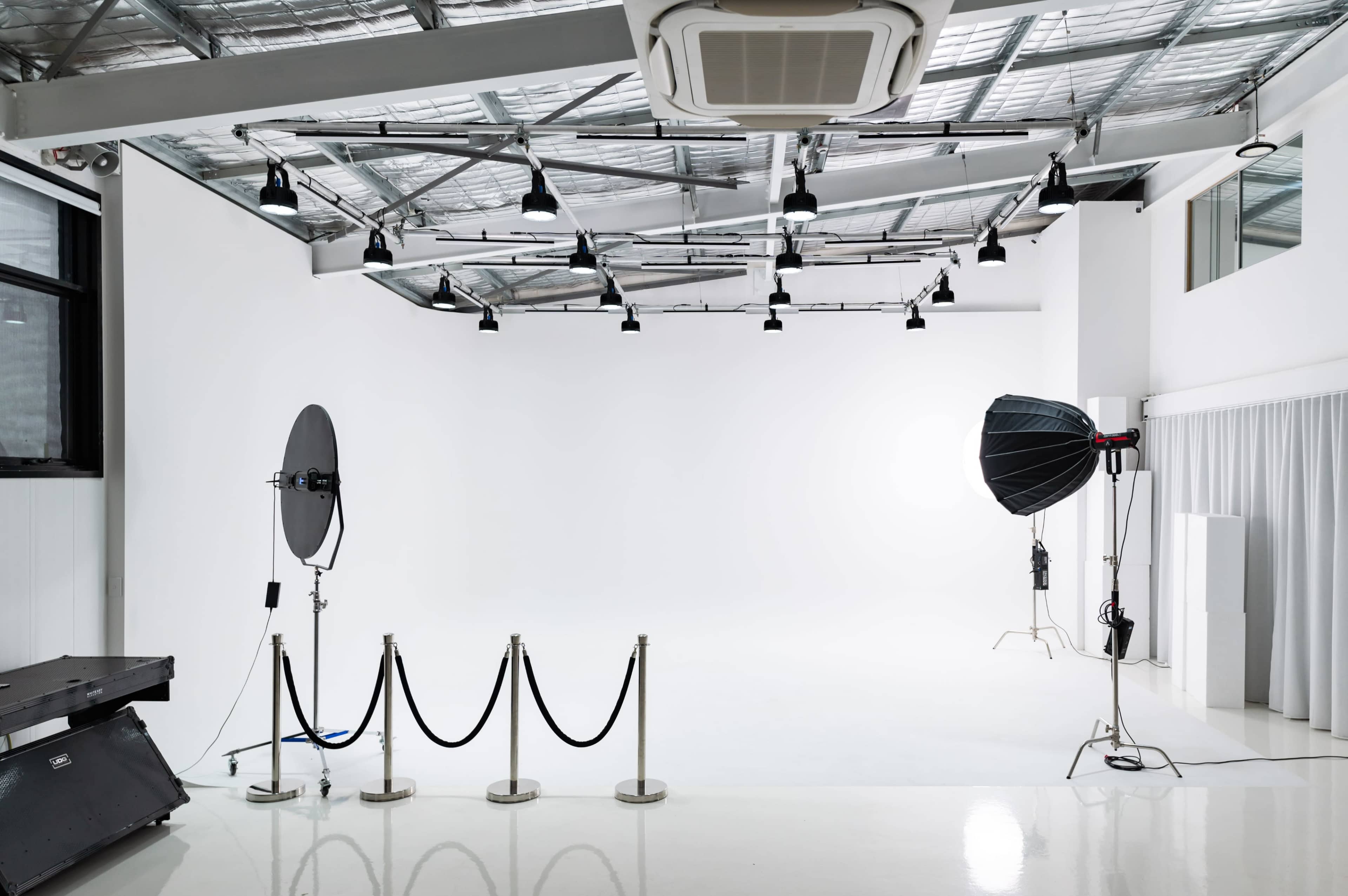Western Sydney Cyclorama Wall Content Studio with RGB Lighting Grid and ...